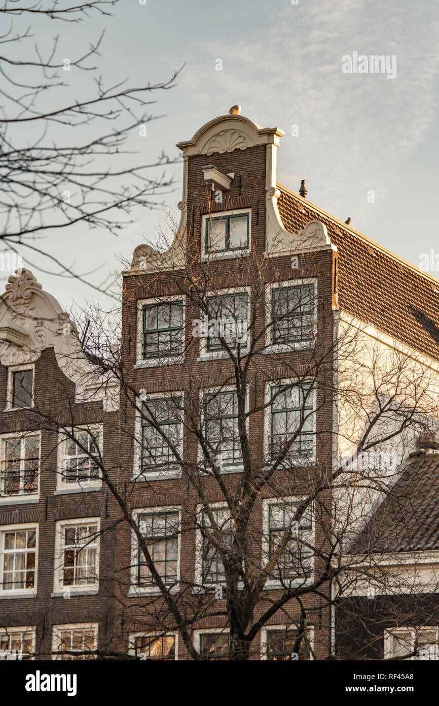 Amsterdam, Netherlands house facades Stock Photo - Alamy