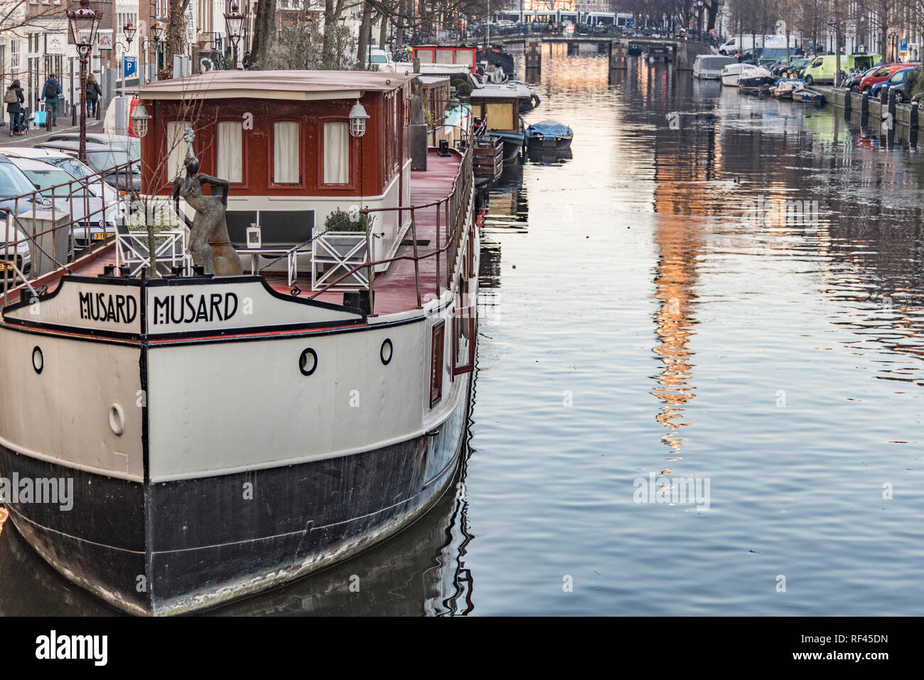 boat house Amsterdam Stock Photo - Alamy