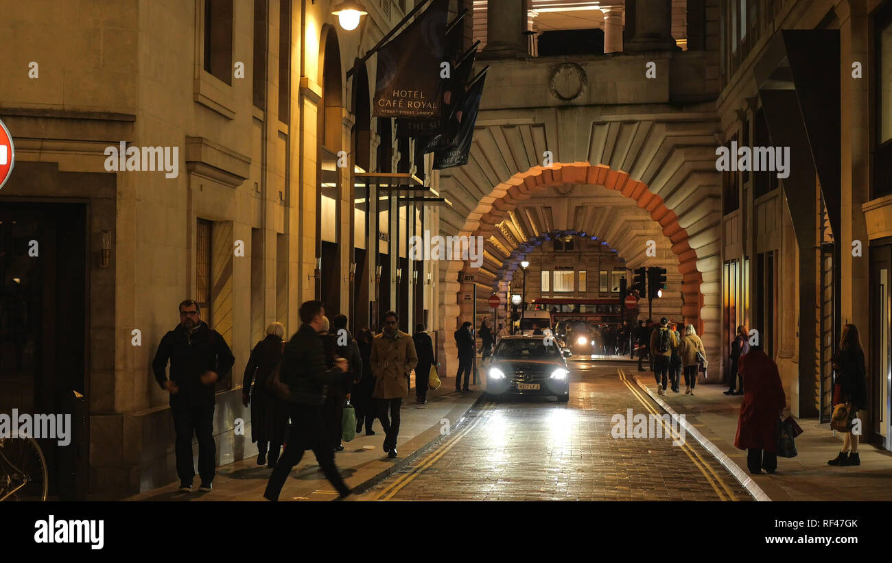 typical London street view at Soho - LONDON / ENGLAND - DECEMBER 15 ...