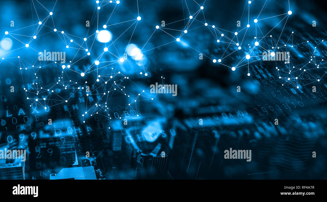 Connection grid as networking concept. 3D rendering Stock Photo - Alamy