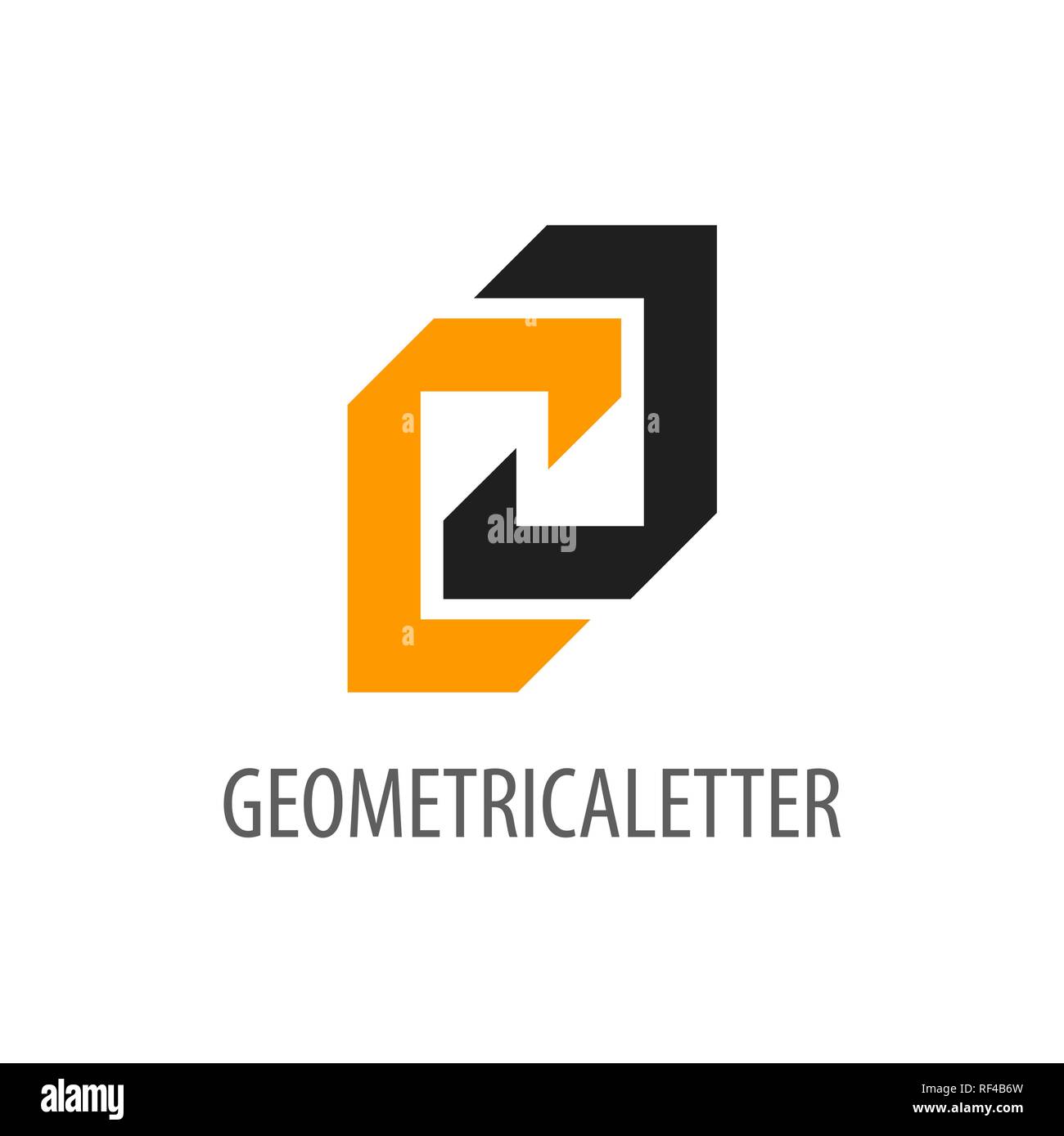 Geometrical initial letter CJ logo concept design. Symbol graphic ...