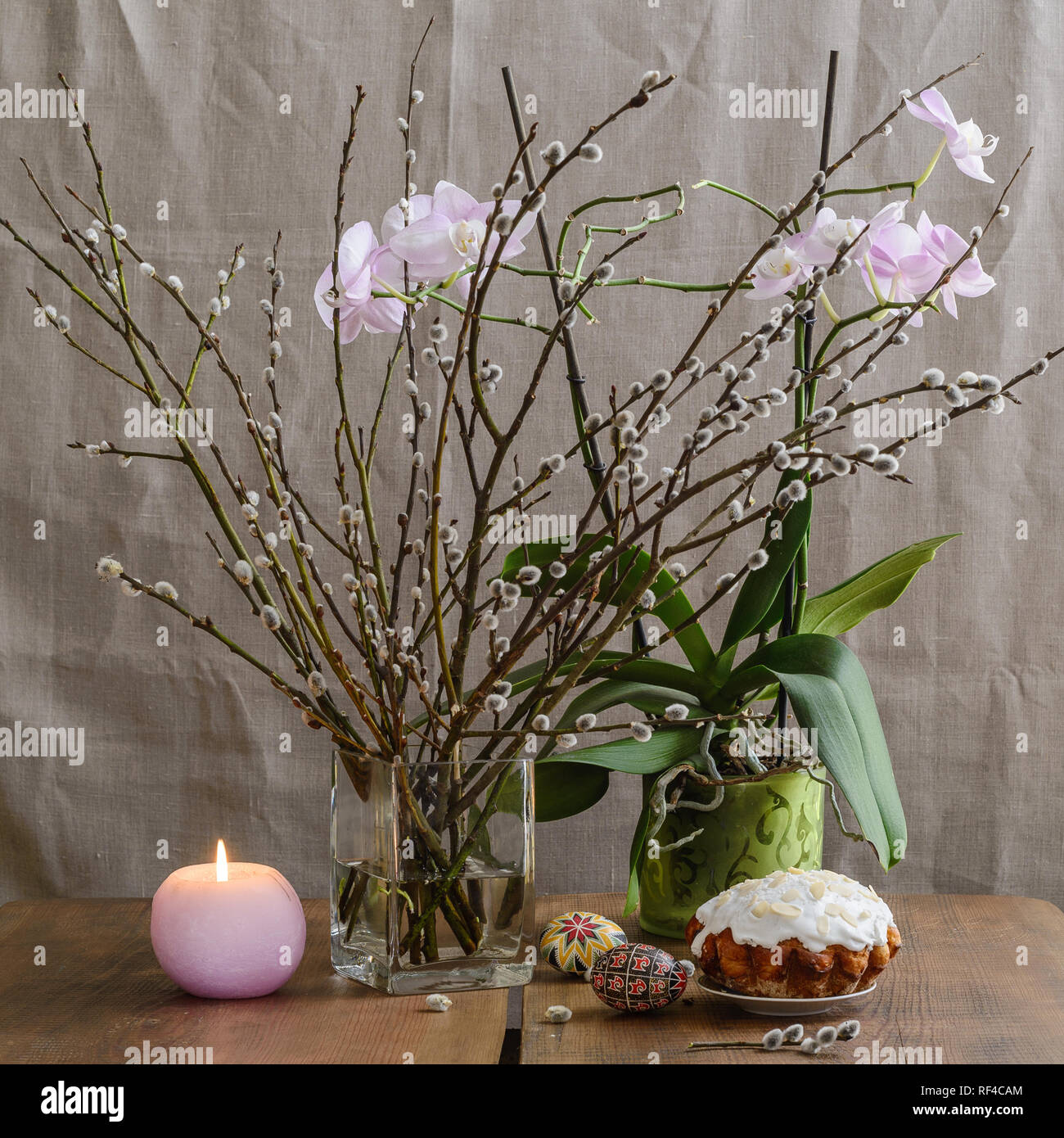 Easter spring still-life Stock Photo - Alamy
