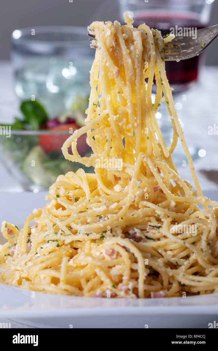 Hanging Spaghetti High Resolution Stock Photography and Images - Alamy