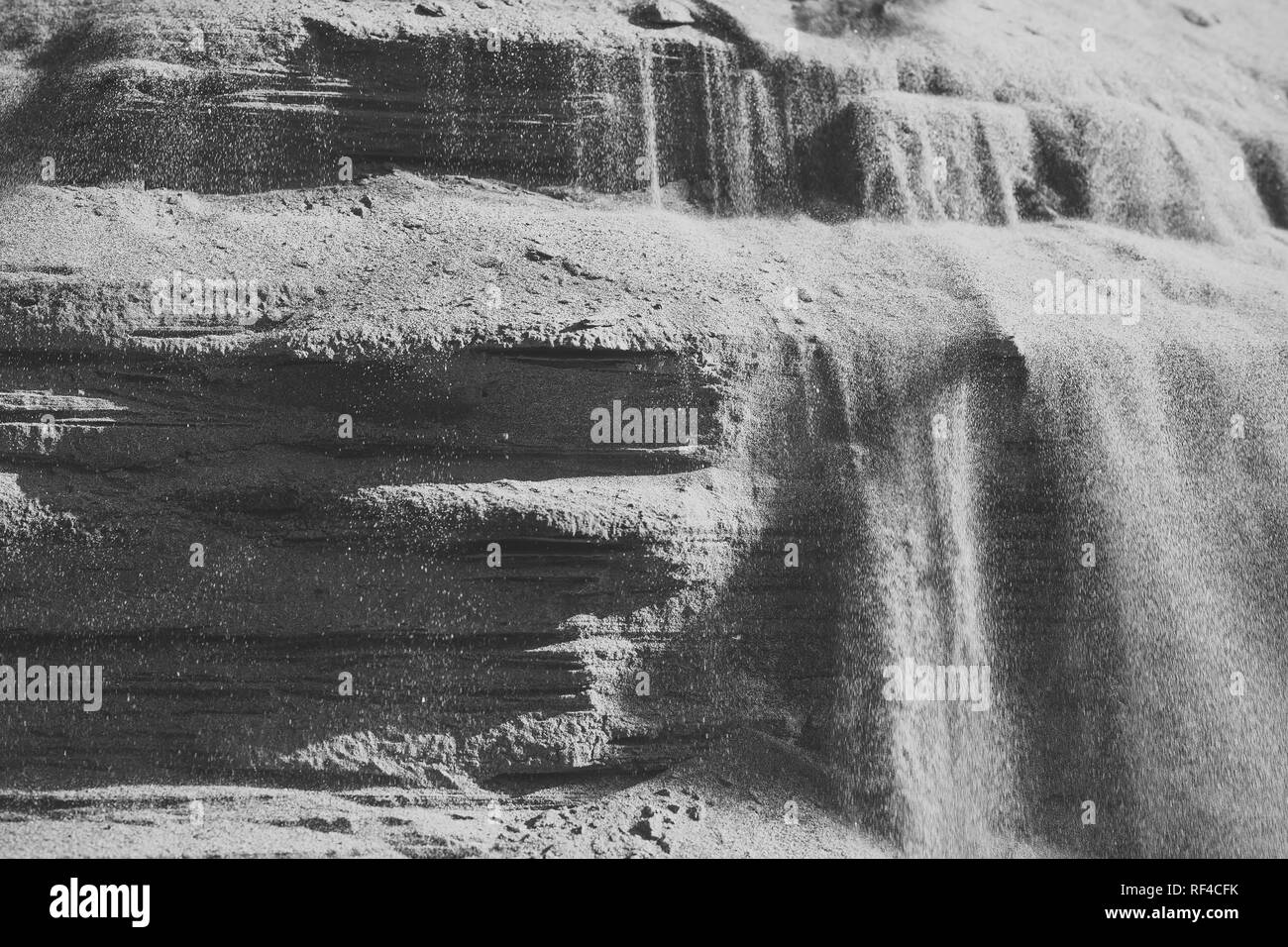 Mineral sand, building material, construction Stock Photo - Alamy