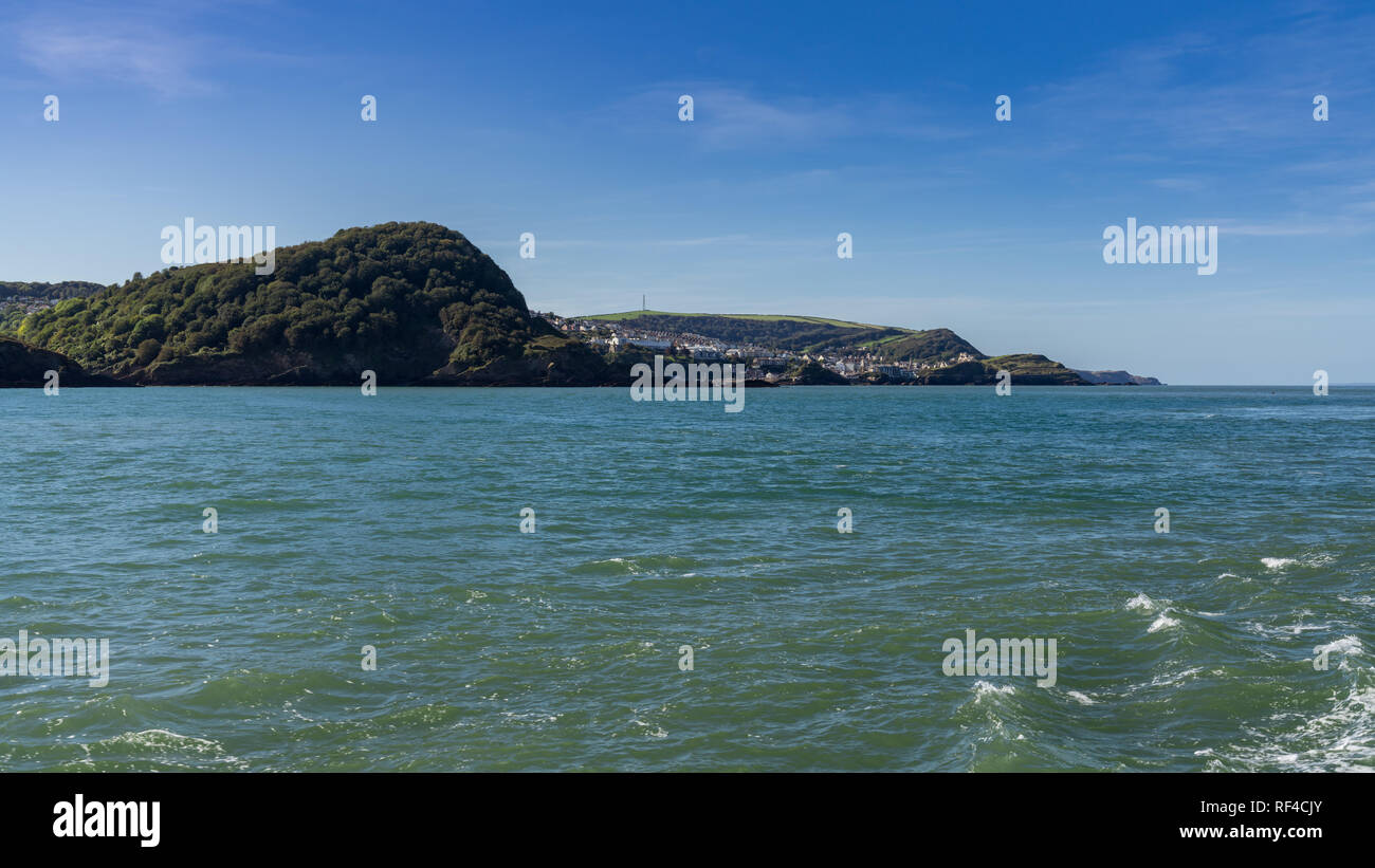 The Bristol Channel coast near Hele Bay, North Devon, England, UK Stock ...