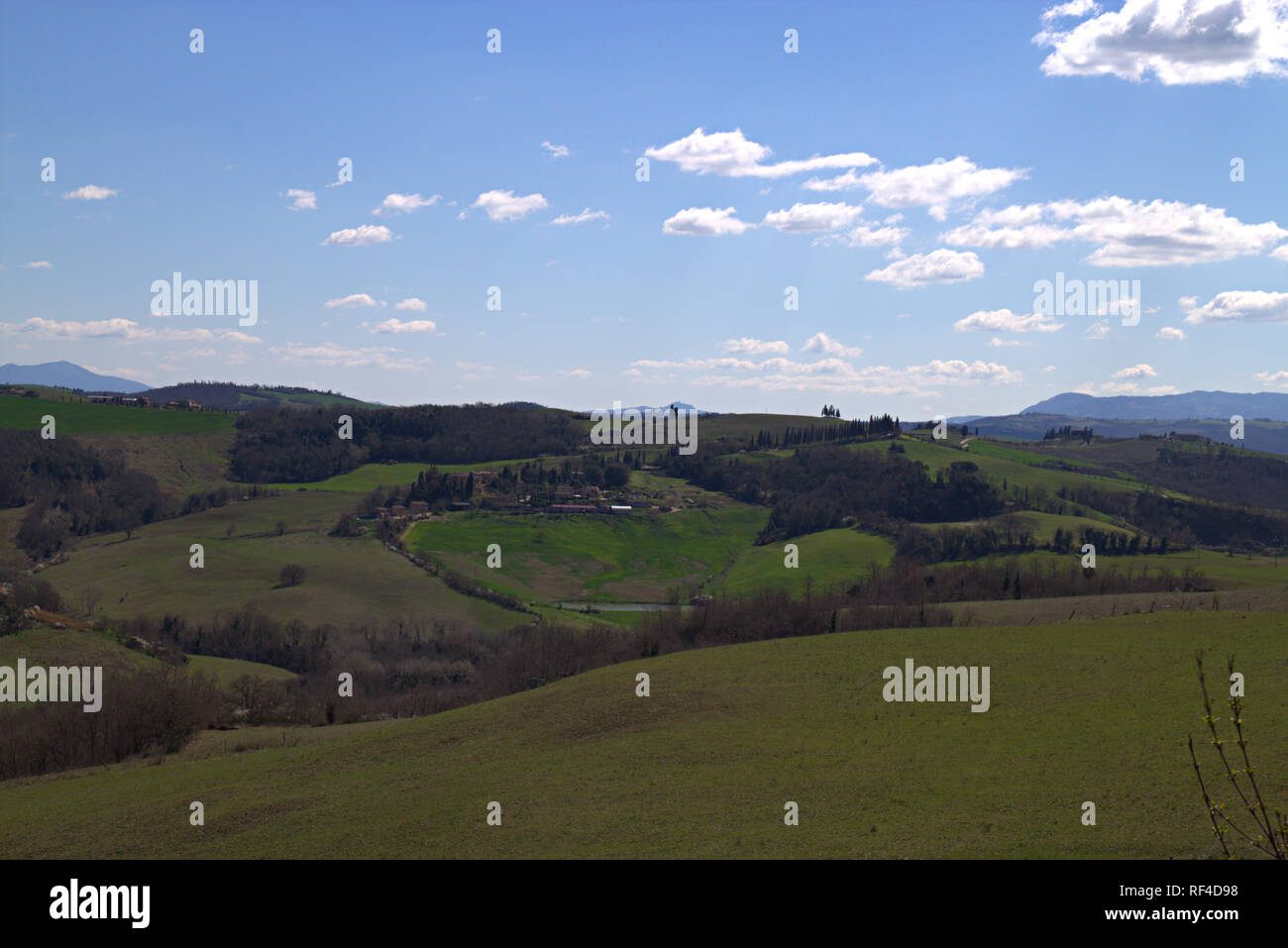 Country near Montalcino, province of Siena , Tuscany, italy Stock Photo ...