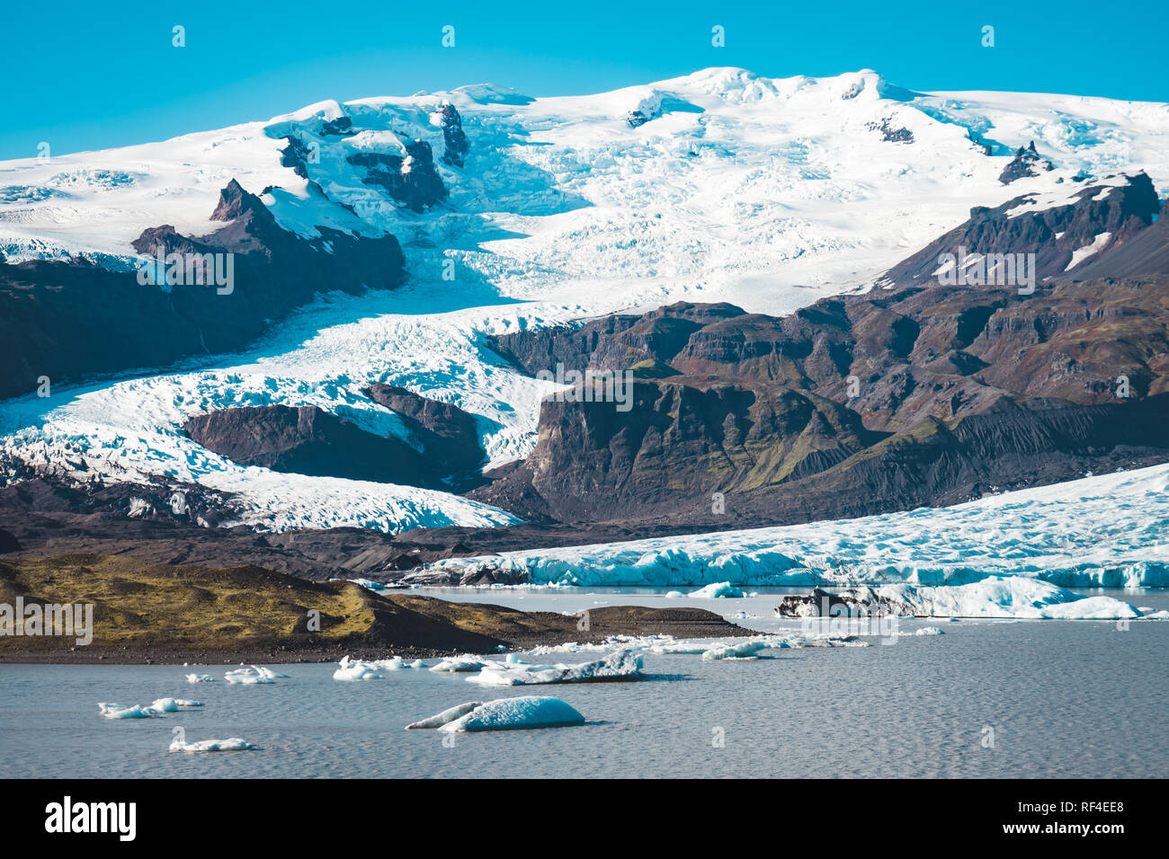 A beautiful glacier somewhere in breathtaking Iceland Stock Photo - Alamy