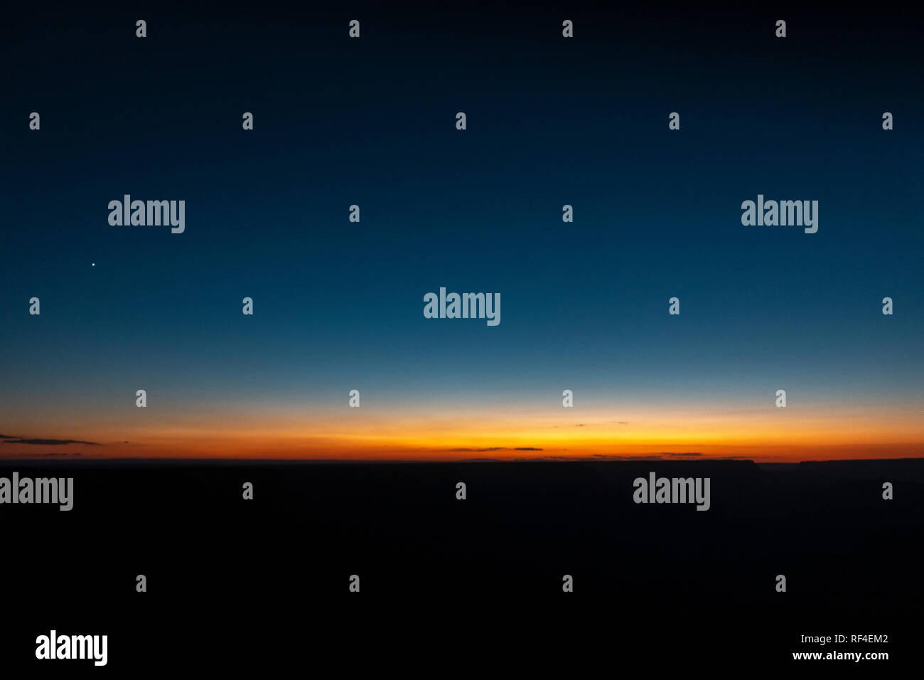 Sunset at Hopi Point, Grand Canyon National Park, AZ, USA Stock Photo ...