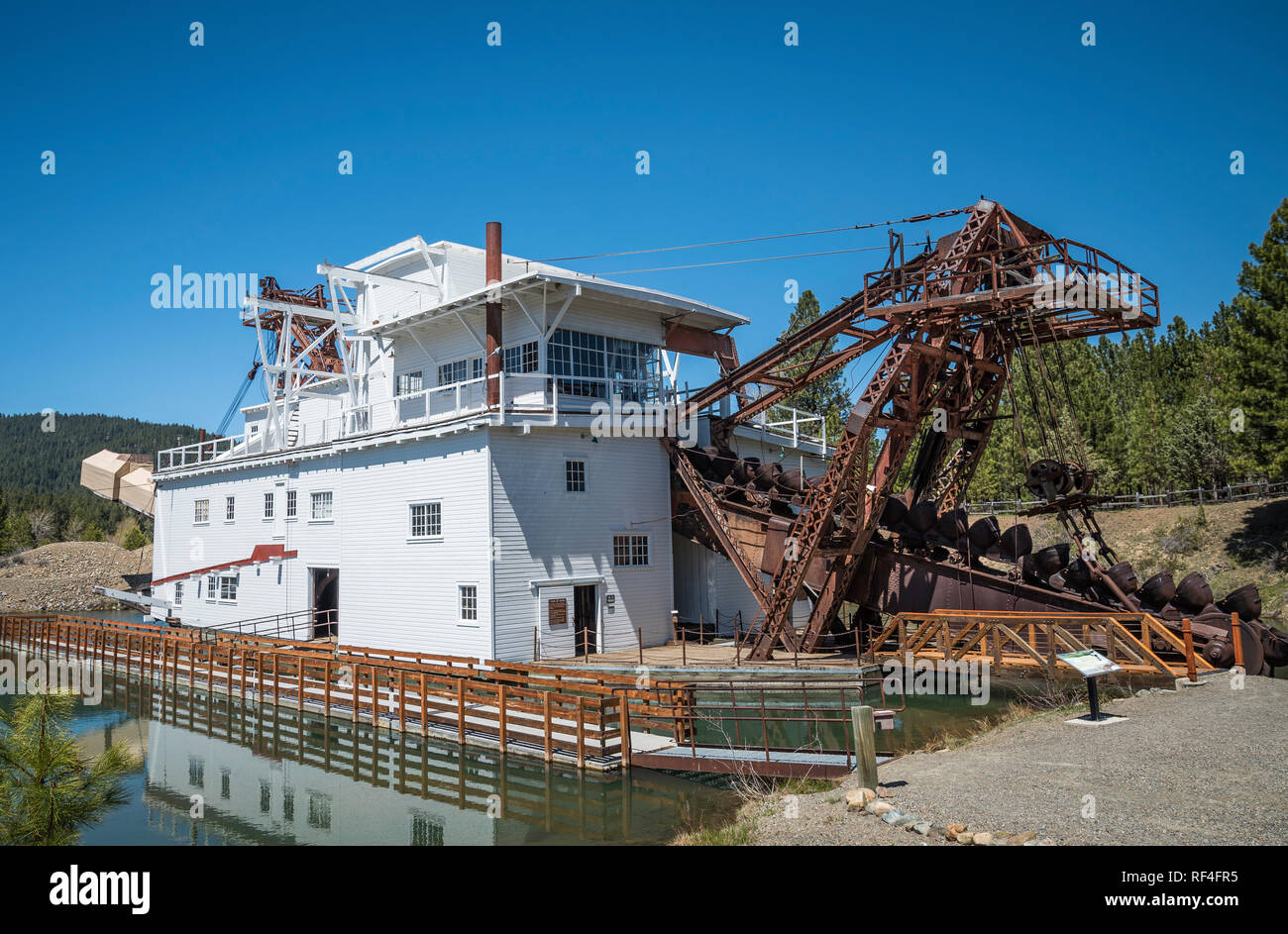 Sumpter Valley Dredge State Heritage Area in the town of Sumpter ...