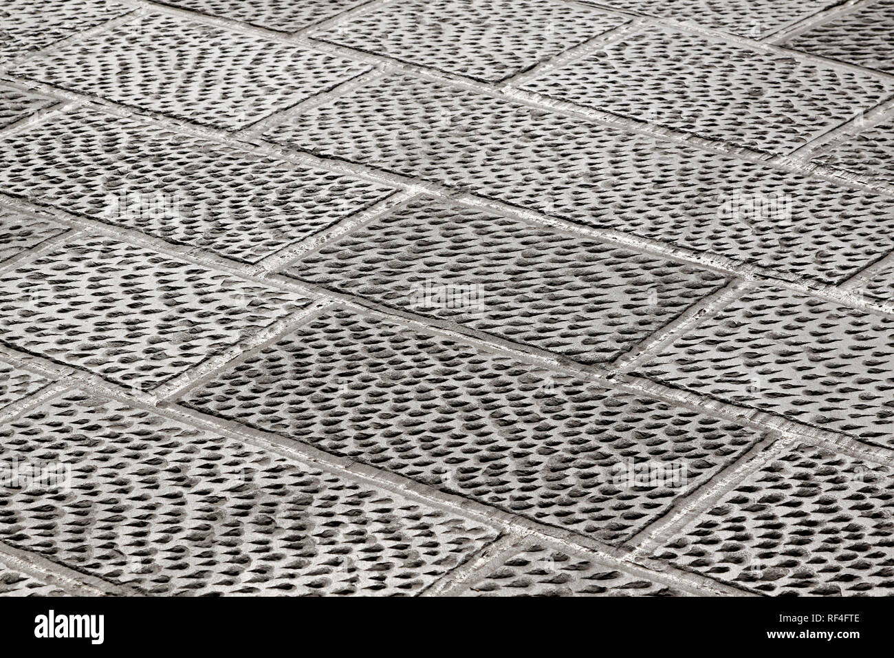Very old pavement walkway from medieval Florence Stock Photo - Alamy