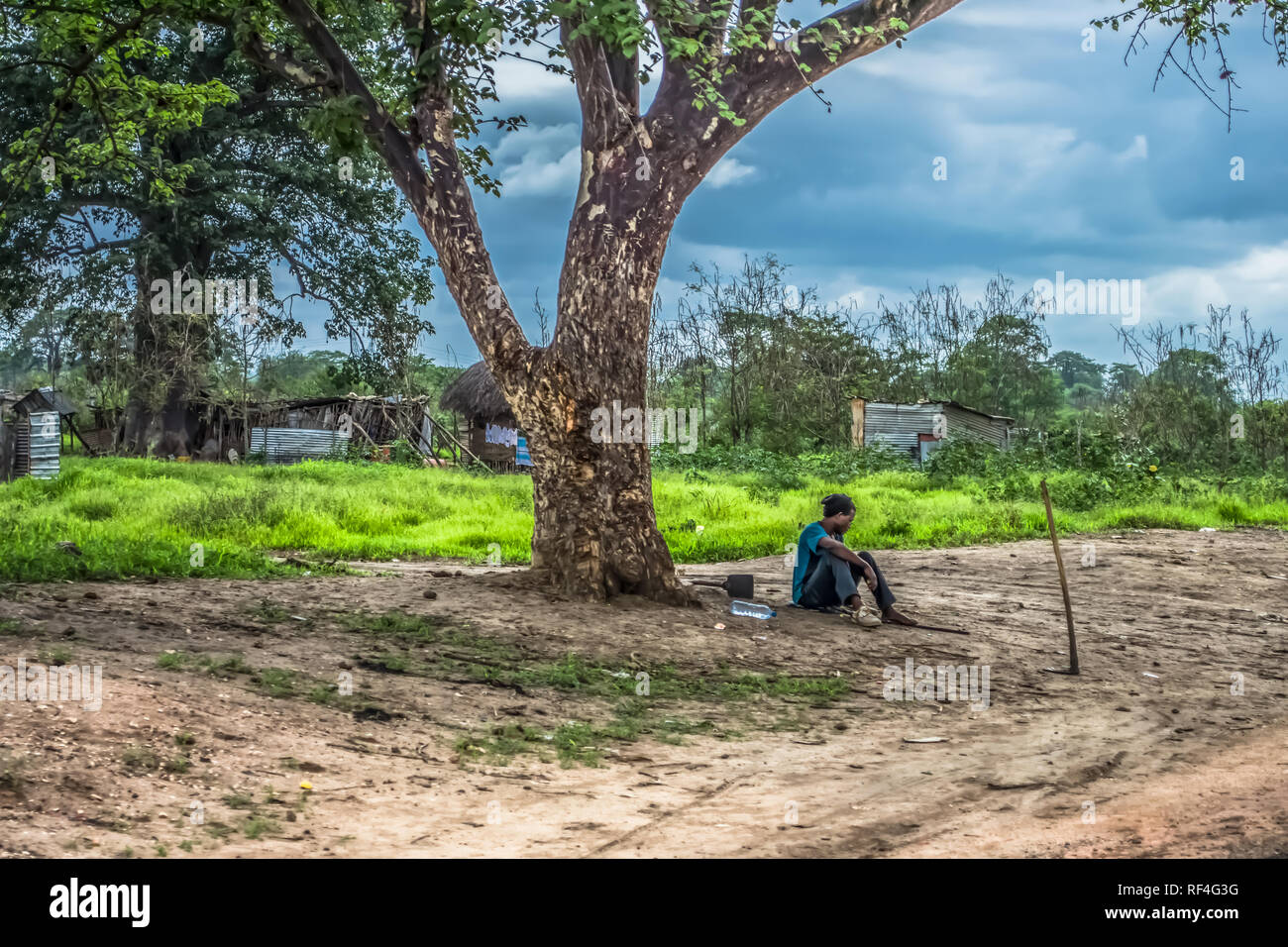 Malange / Angola - 12 08 2018 :Trip through Angola's lands 2018: View ...