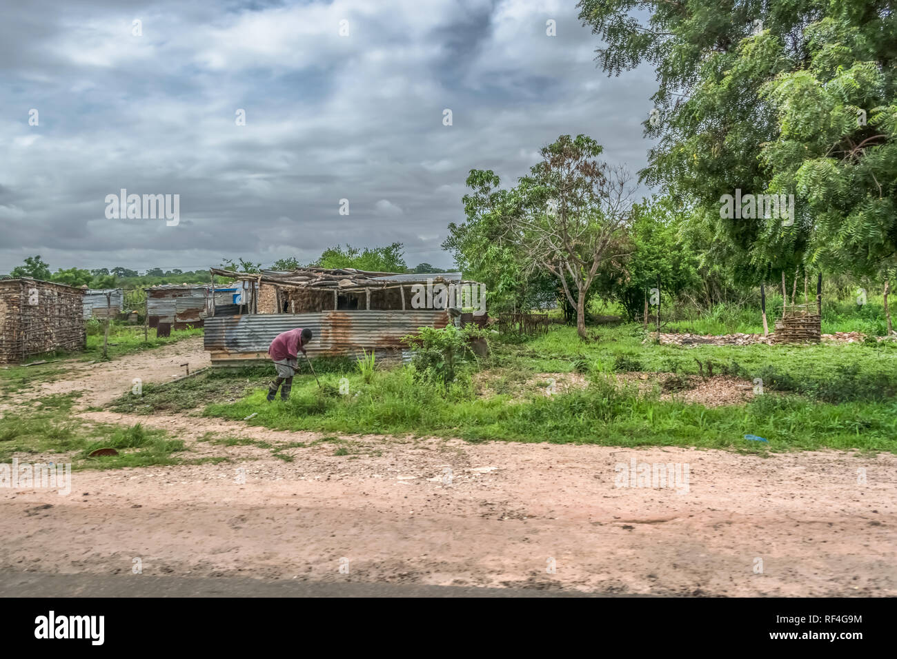 Malange / Angola - 12 08 2018 :Trip through Angola's lands 2018: View ...