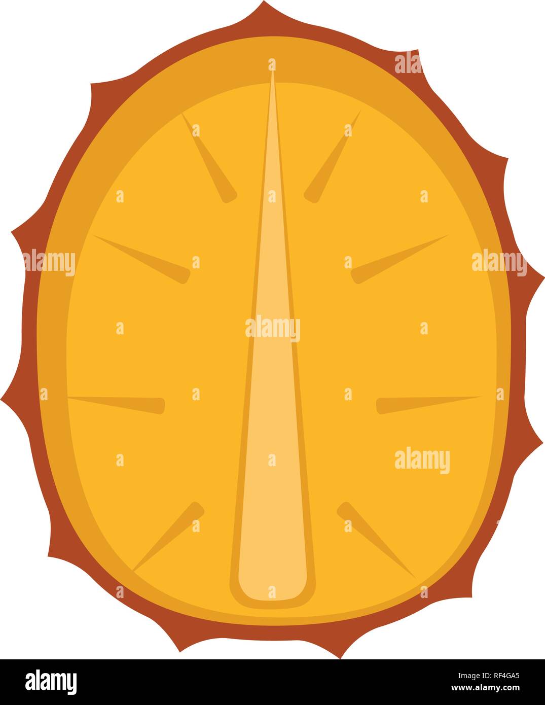 Vector illustration cut pineapple hi-res stock photography and images ...