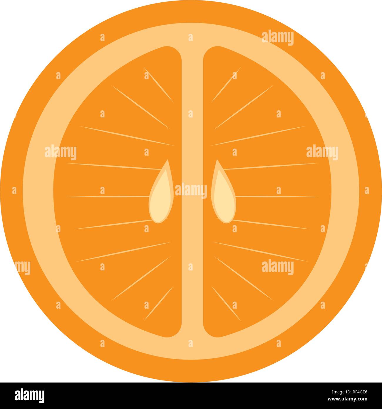 Orange seed Stock Vector Images - Alamy