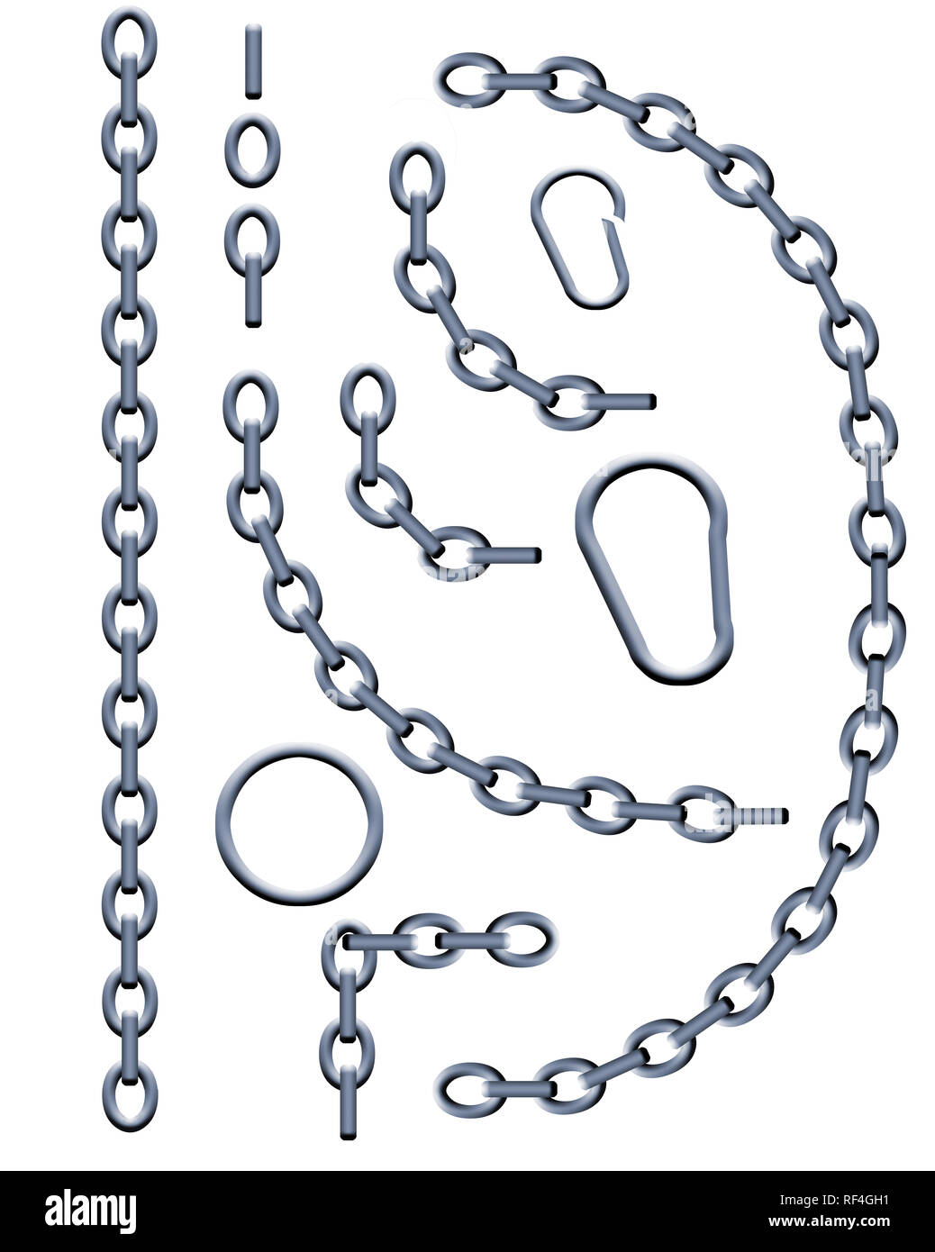 GRAPHIC ELEMENTS-Here are chains, straight and 90 degree angles and one ...