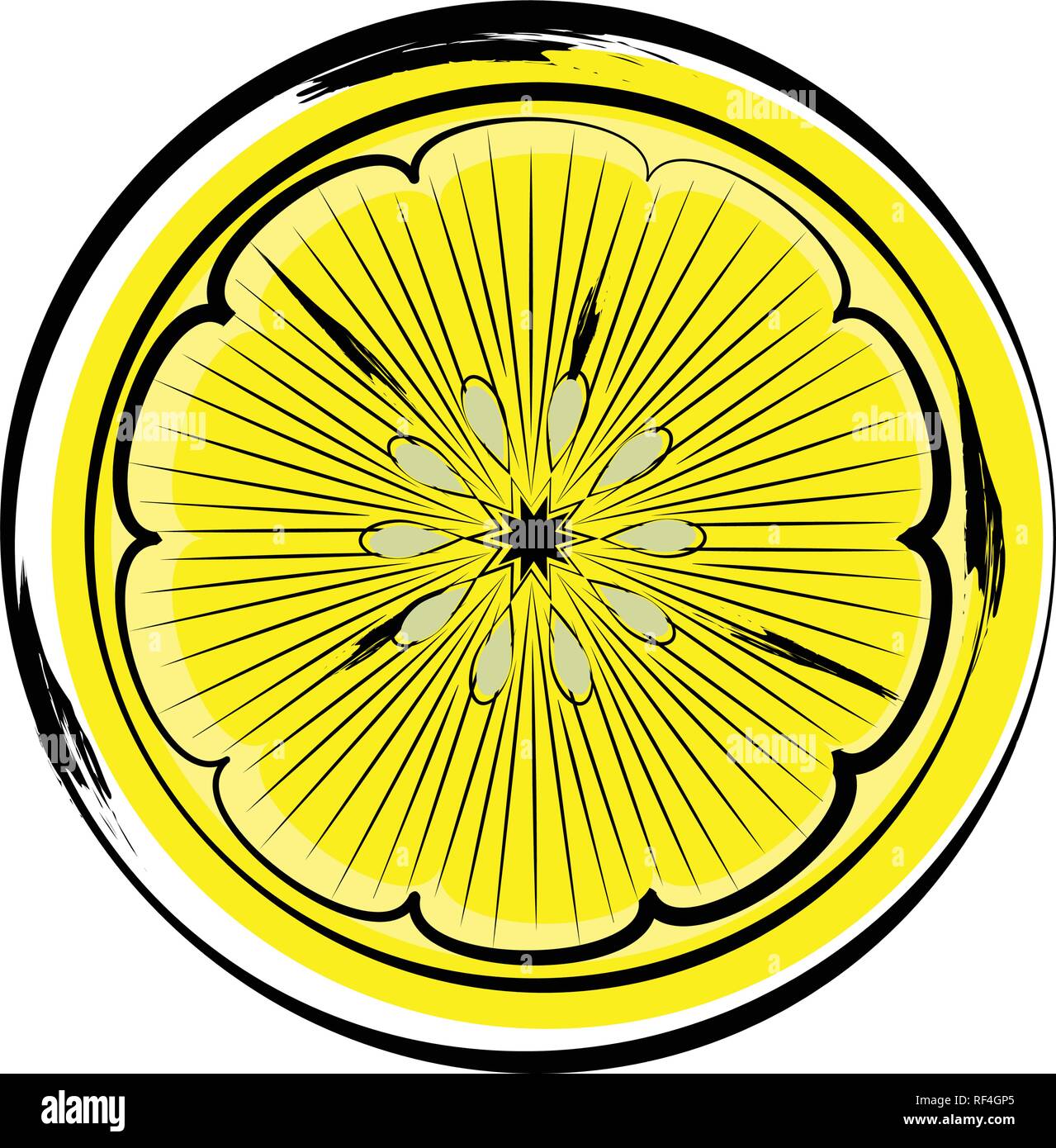 Lemon detail Stock Vector Images - Alamy