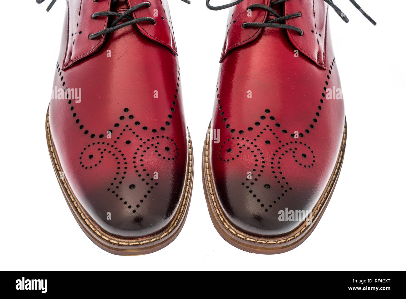Mens wing tip shoes hi-res stock photography and images - Alamy