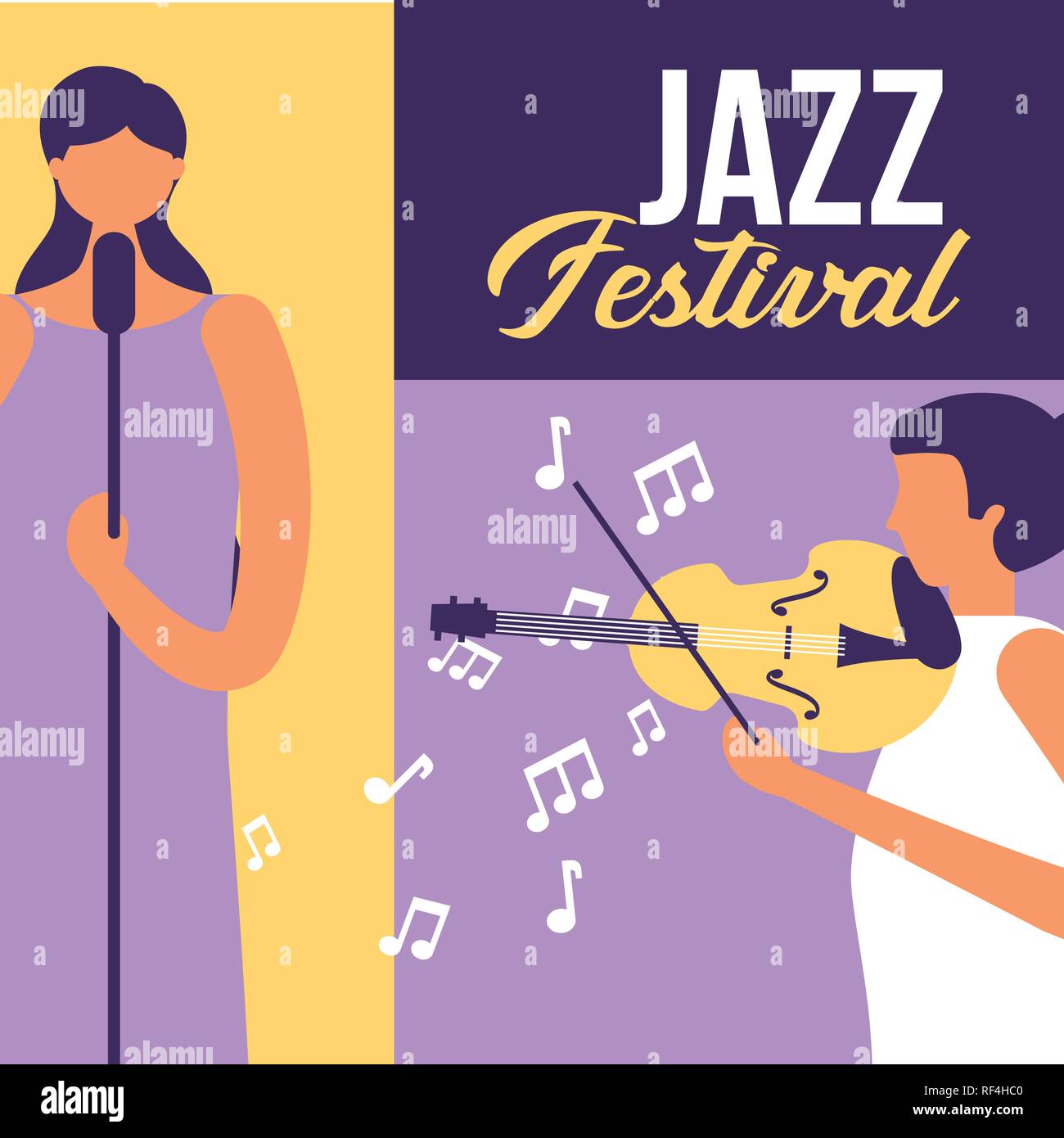 Jazz women Stock Vector Images - Alamy