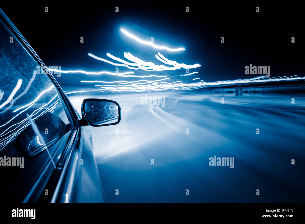 Car corner motion blur hi-res stock photography and images - Alamy