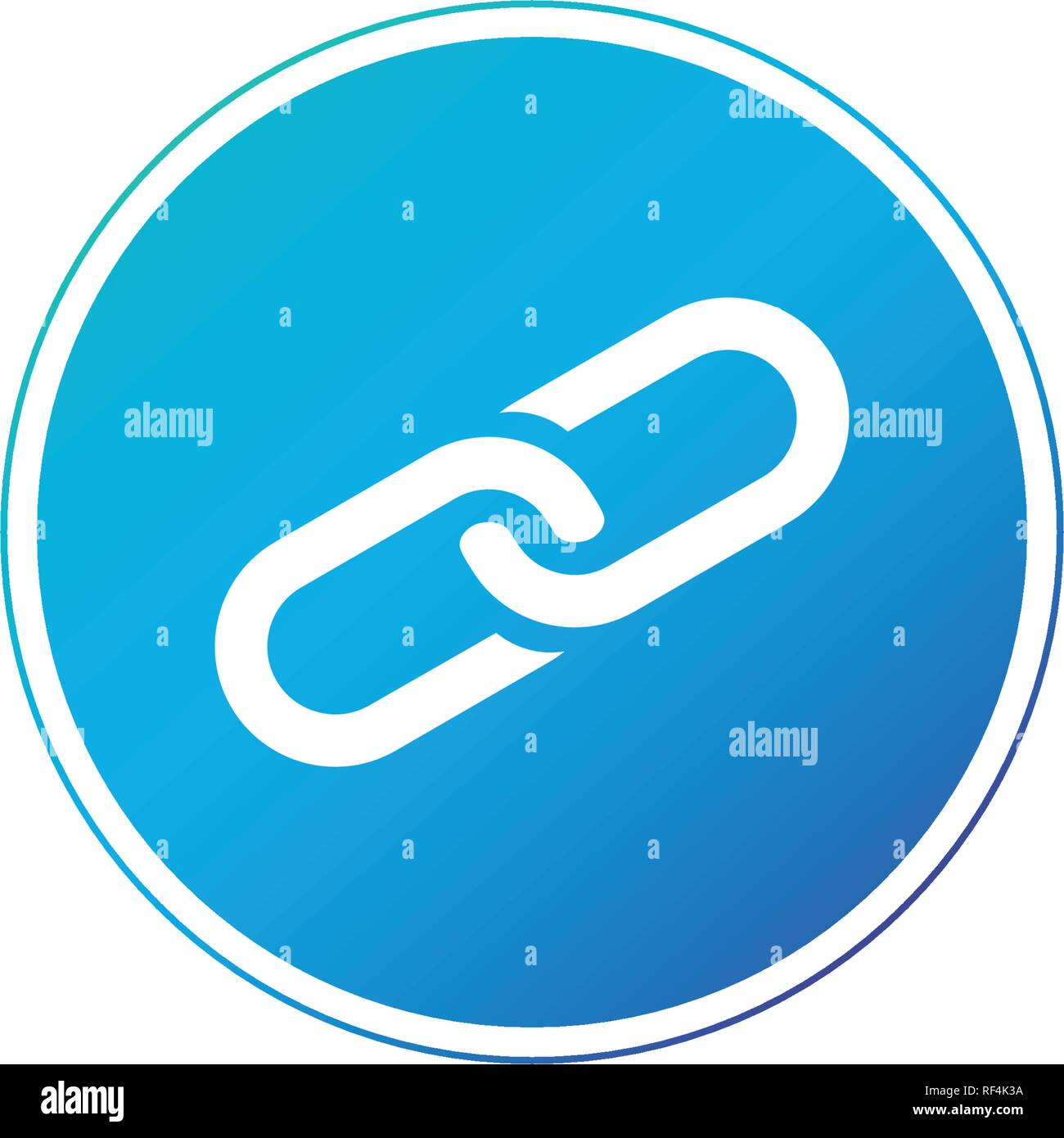 Chain Links Vector Circle