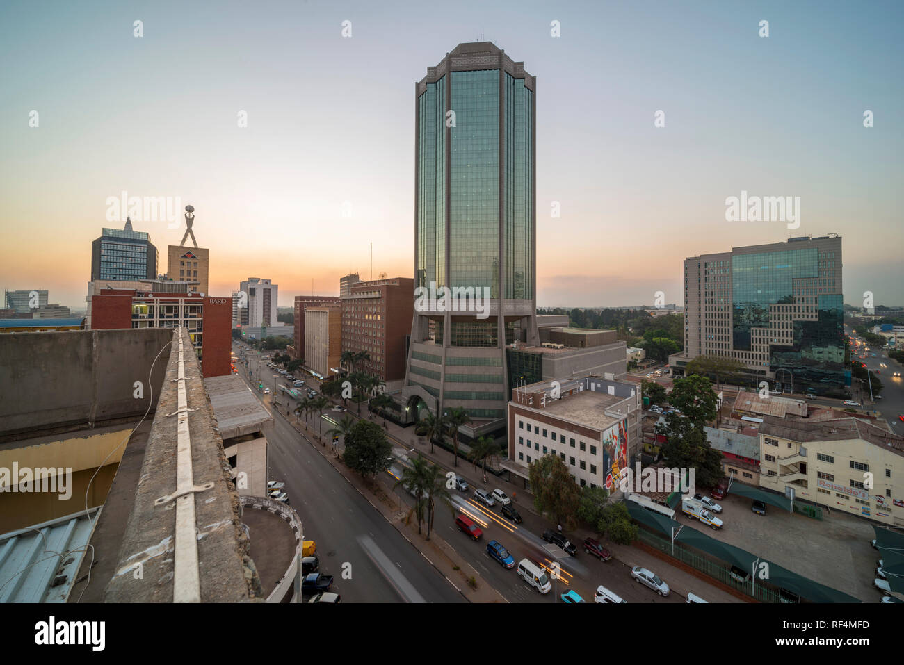 A view of Zimbabwe's Reserve Bank Stock Photo - Alamy