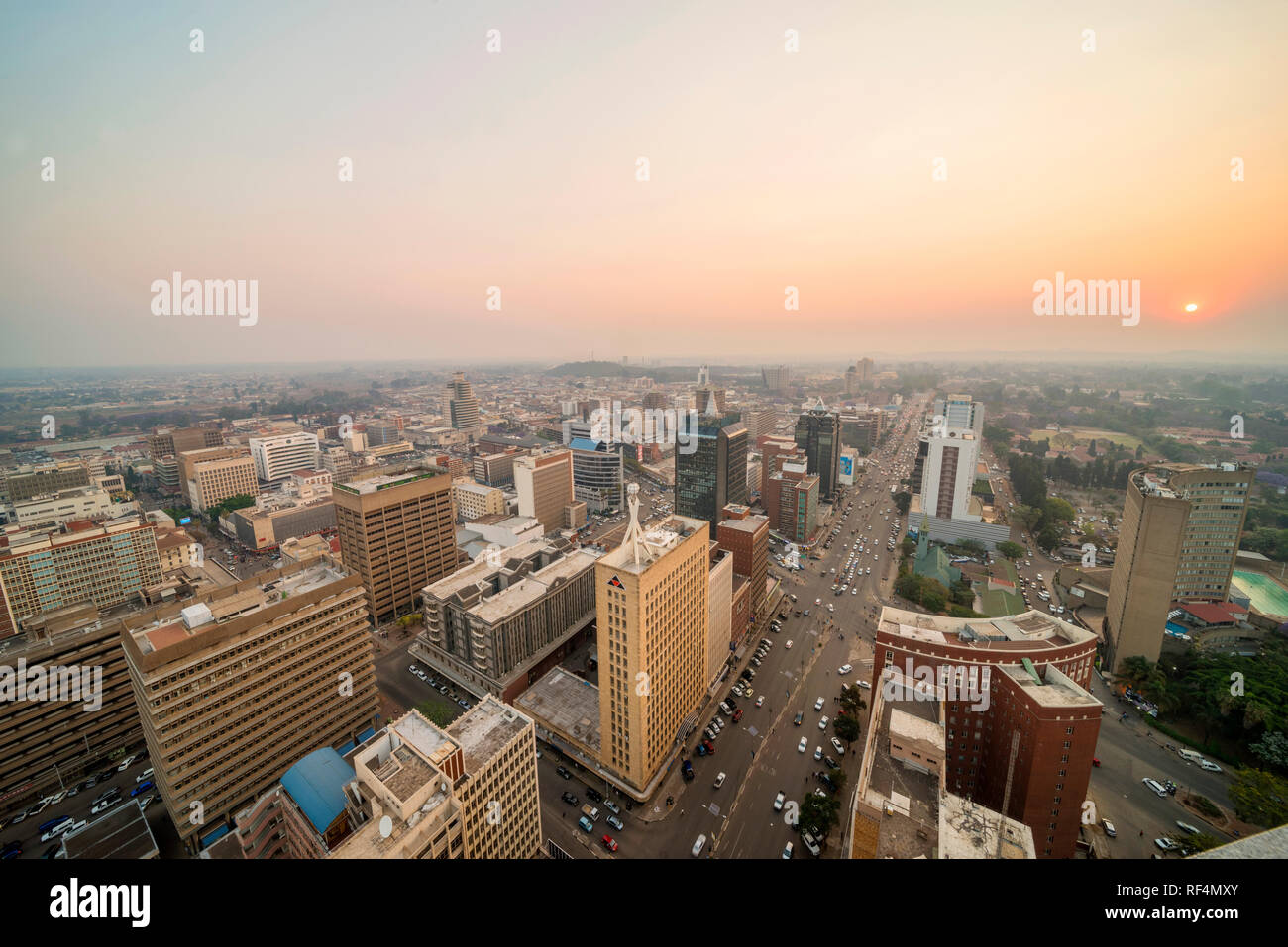 Harare cbd city centre, zimbabwe hi-res stock photography and images ...