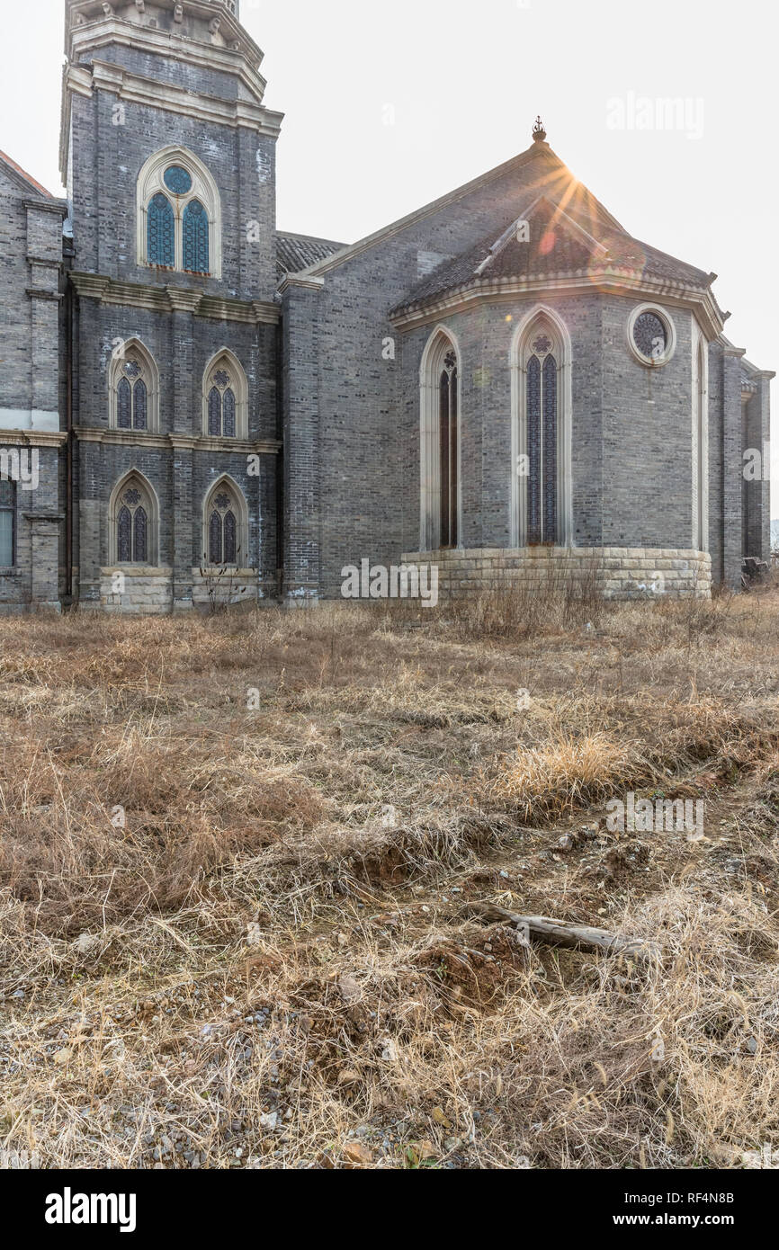 China church demolished hi-res stock photography and images - Alamy