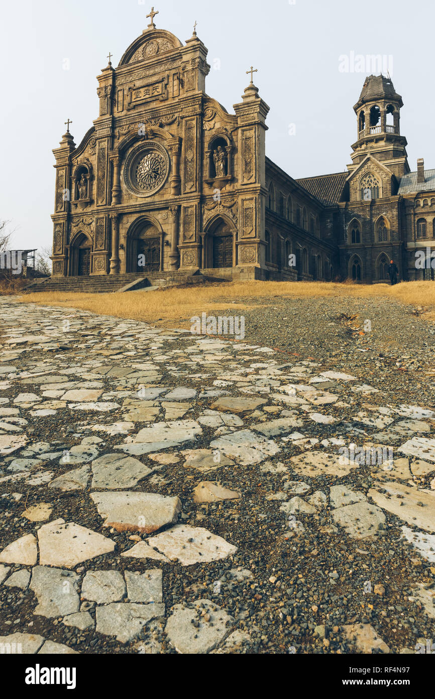 China church demolished hi-res stock photography and images - Alamy