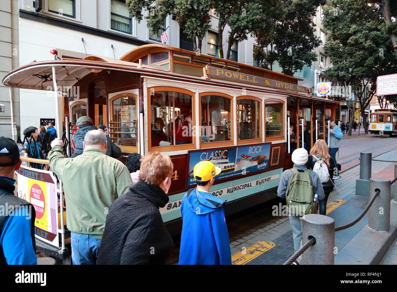 Cable Car in San Francisco, USA Stock Photo - Alamy
