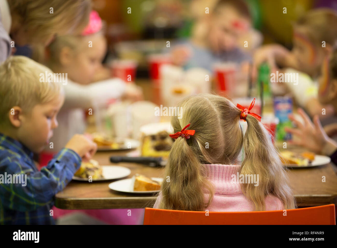 Seven children table hi-res stock photography and images - Alamy