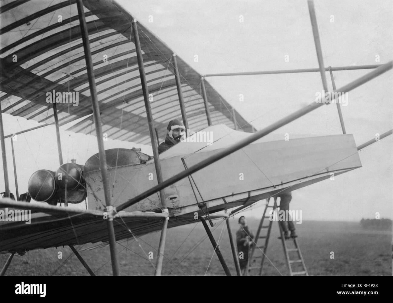 Farman biplane hi-res stock photography and images - Alamy
