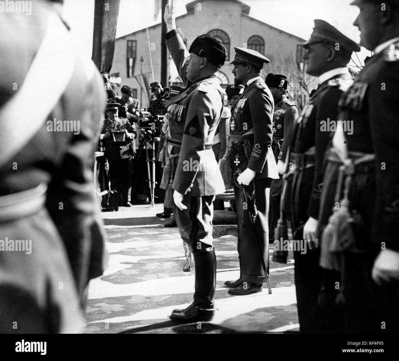 Mussolini 1930 Black and White Stock Photos & Images - Alamy