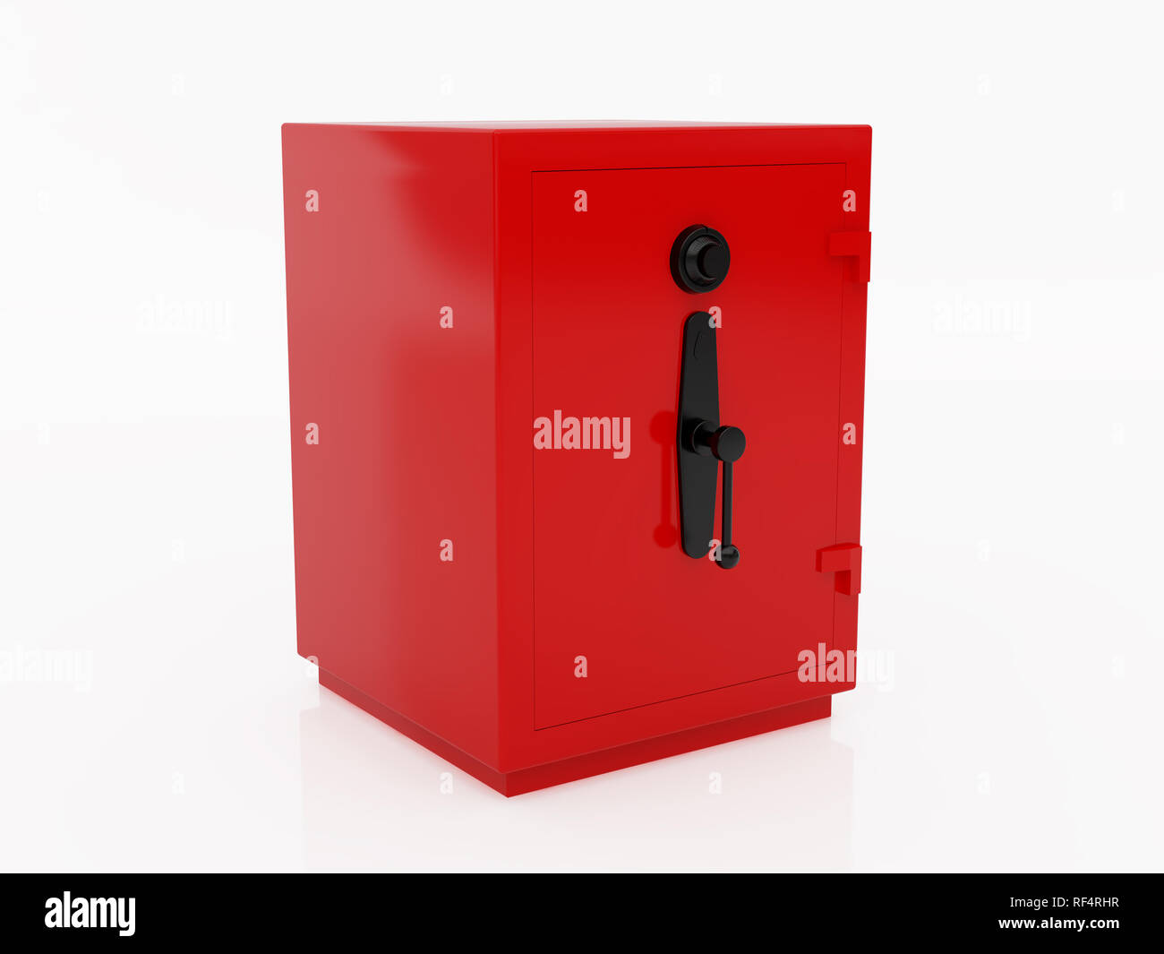 High resolution image safe. 3d illustration over white backgrounds ...