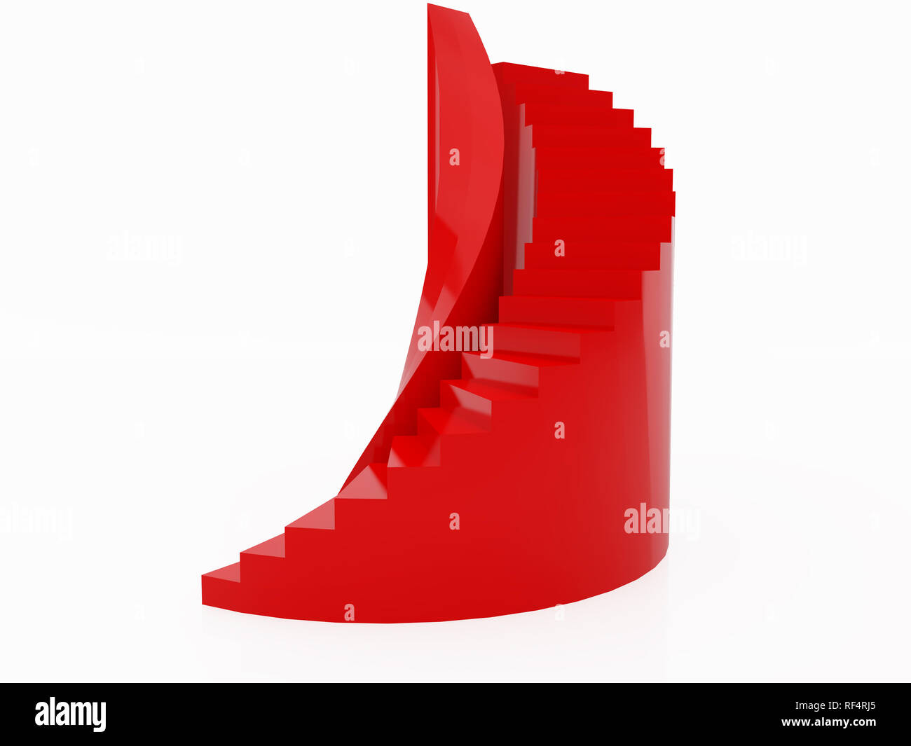 High resolution image ladderl. 3d illustration over white backgrounds ...