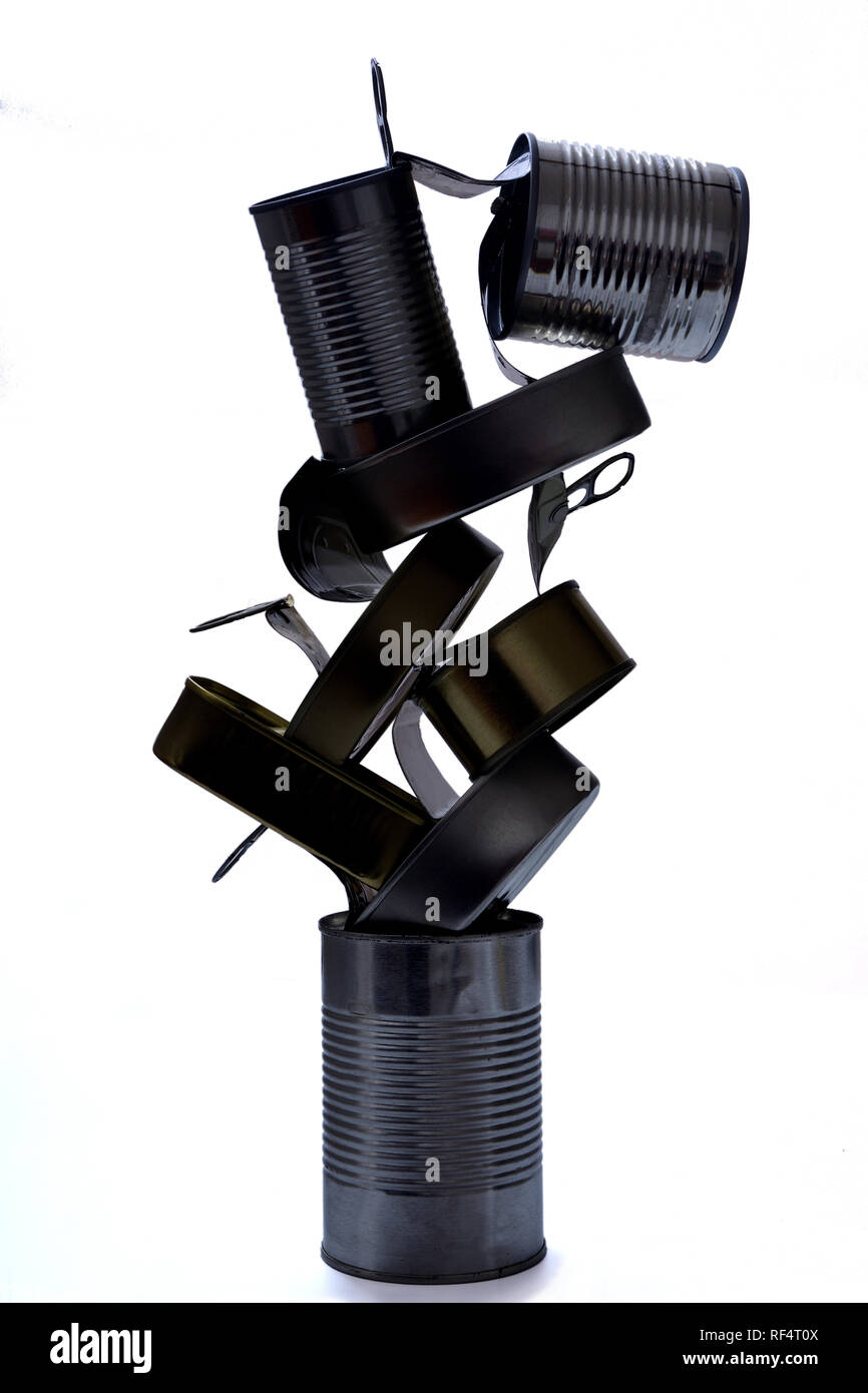 Stack of cans pyramid hi-res stock photography and images - Alamy