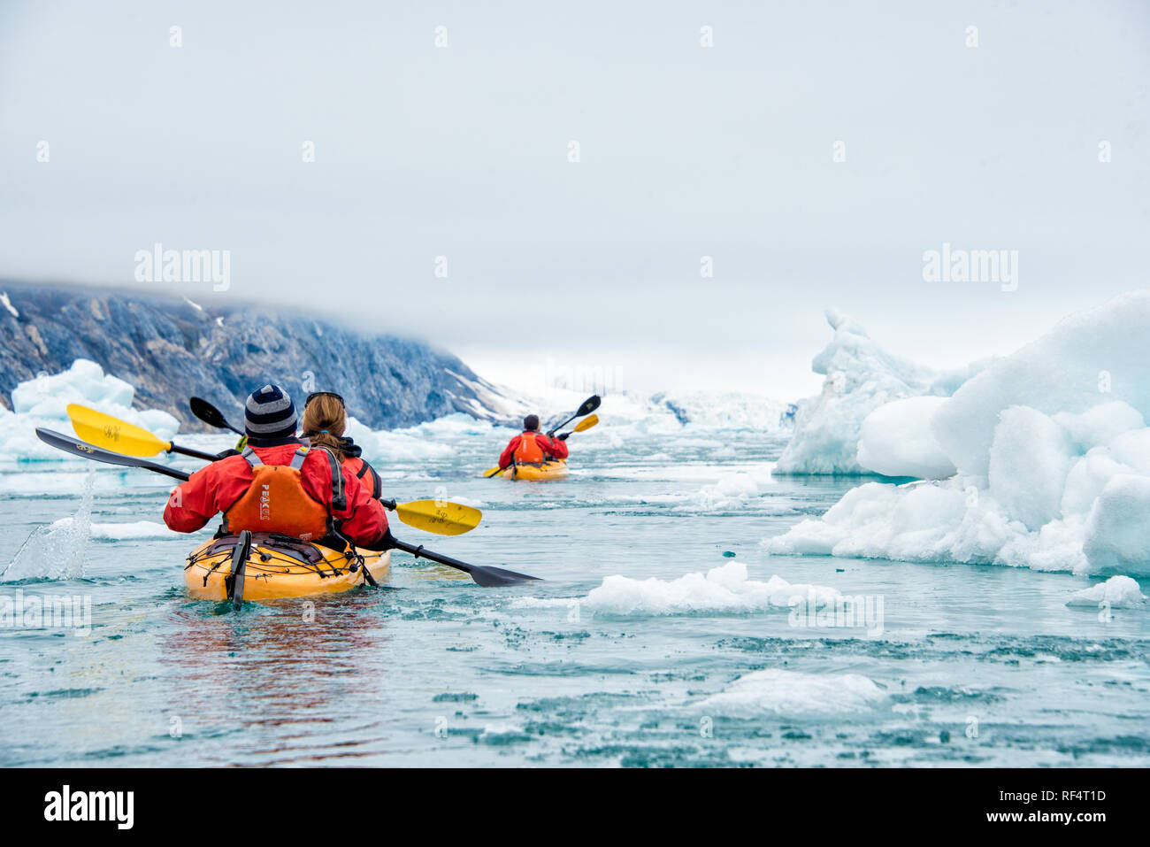 Kayakers arctic hi-res stock photography and images - Alamy