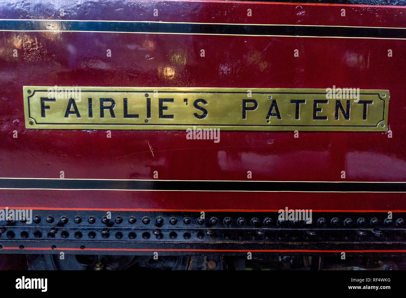 Locomotive name plate hi-res stock photography and images - Alamy
