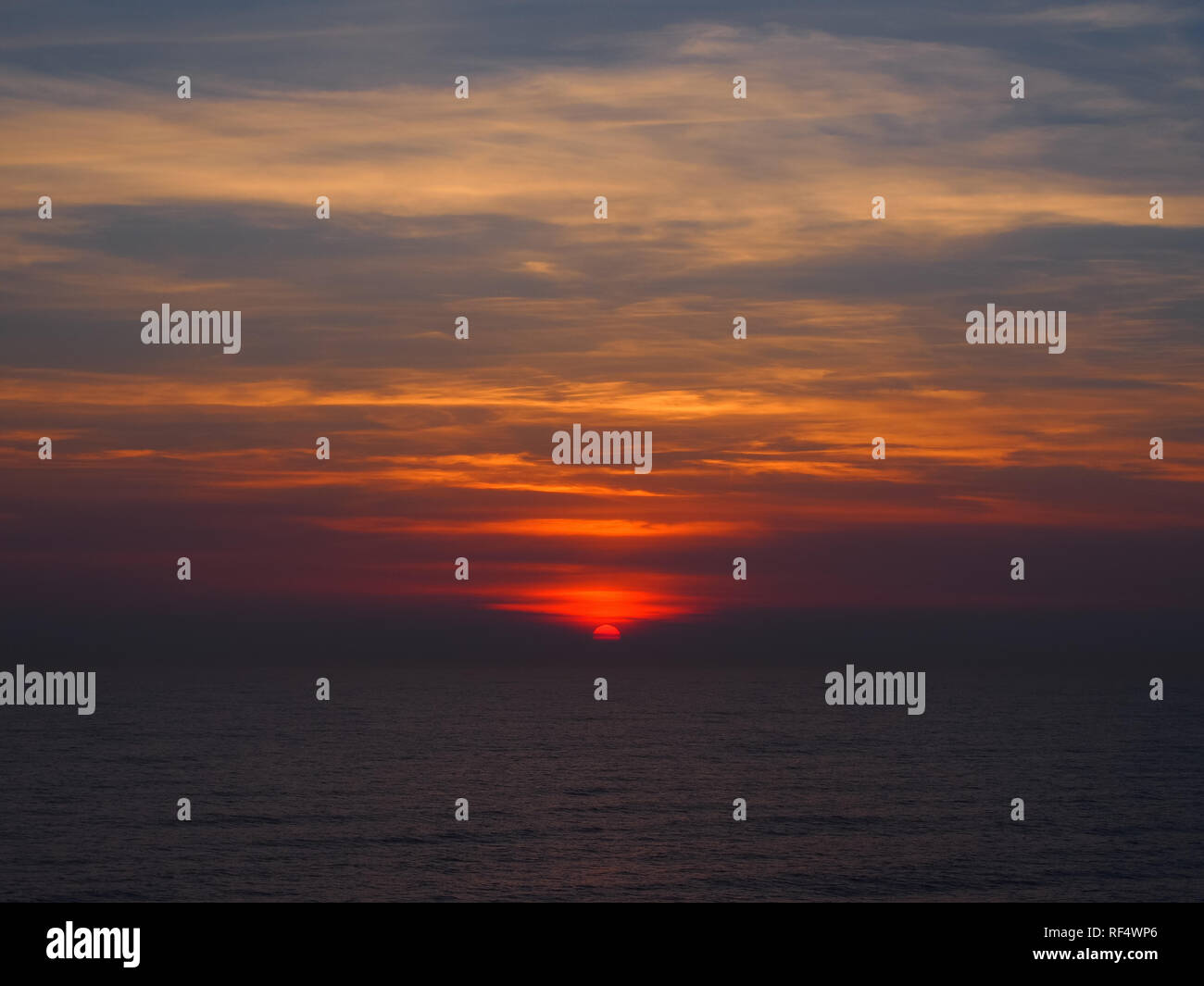 Beautiful sunset on baltic sea hi-res stock photography and images - Alamy