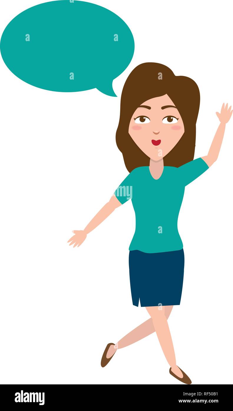 Talk waving Stock Vector Images - Alamy