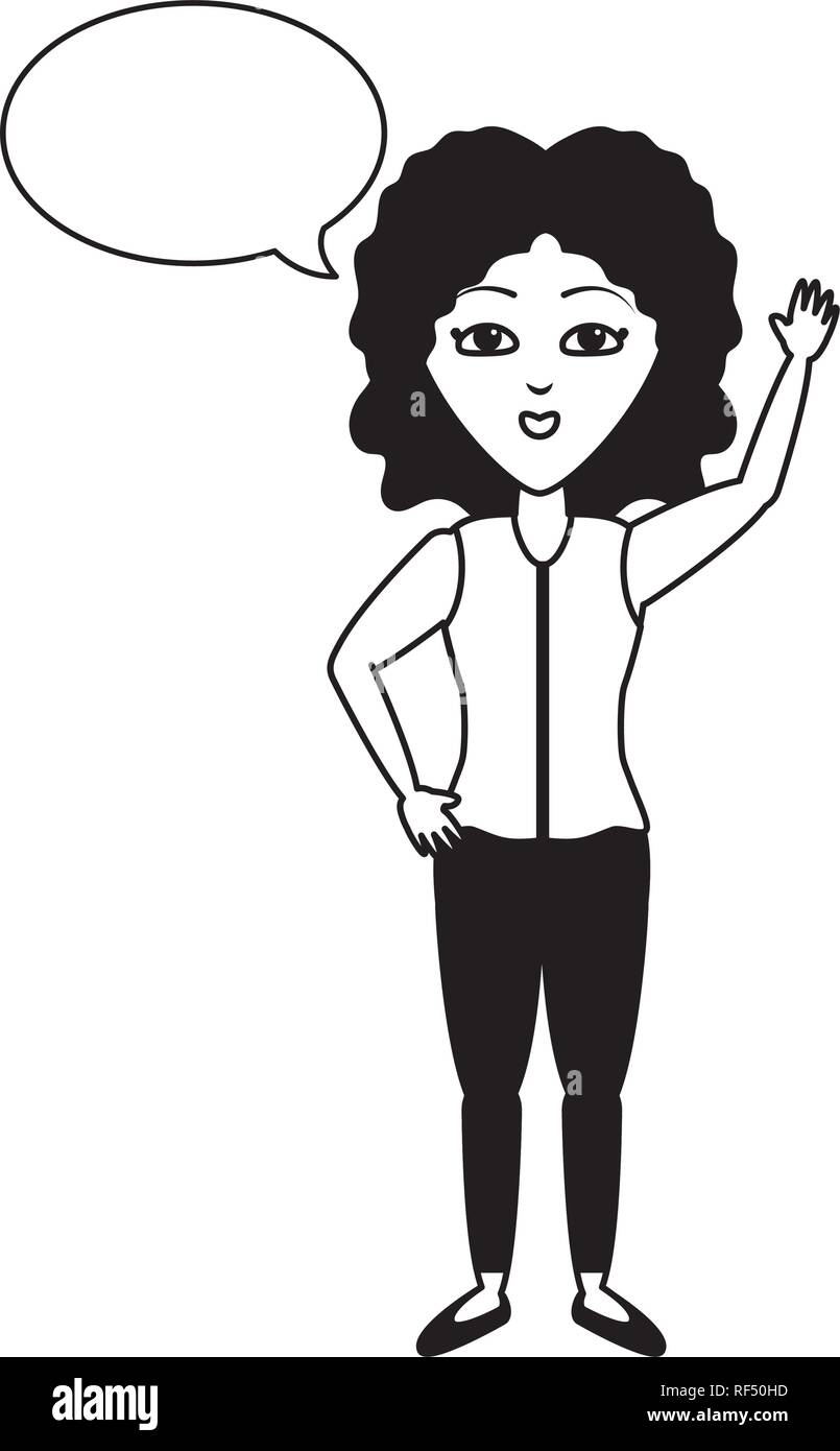 Talk waving Stock Vector Images - Alamy