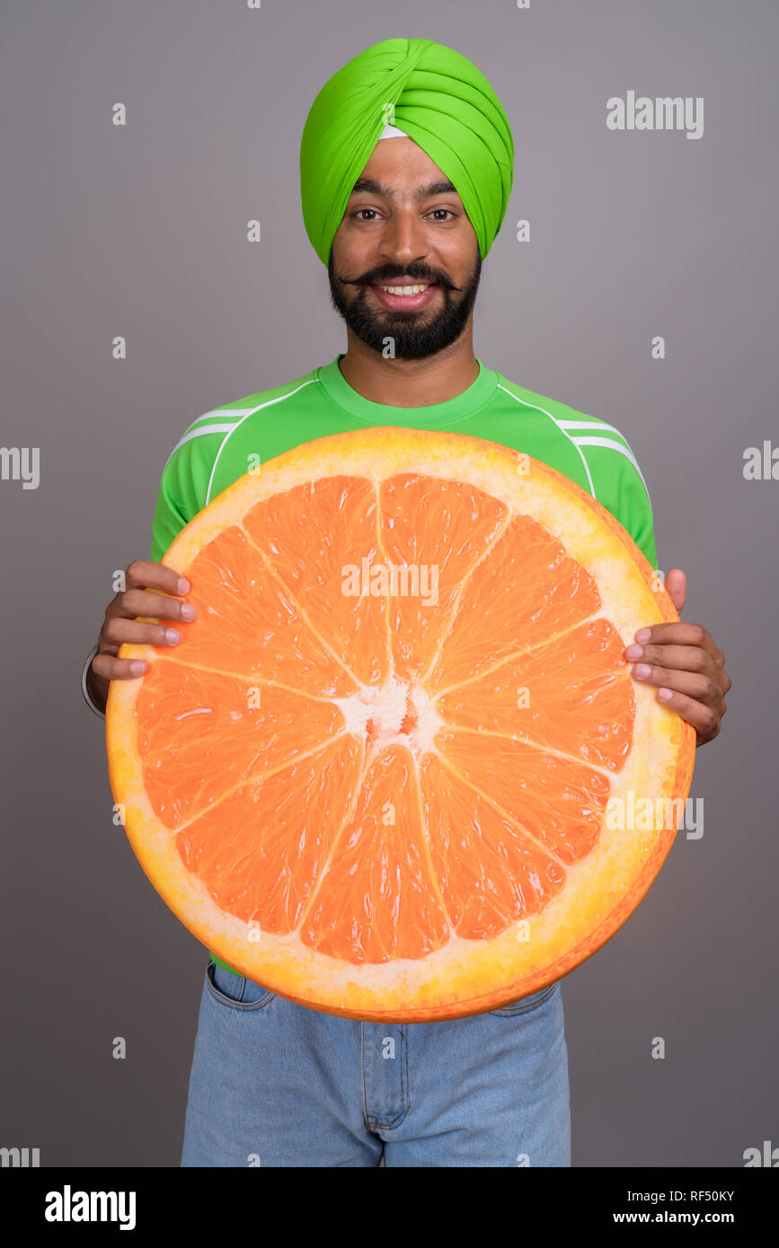 Indian man big mustache hi-res stock photography and images - Alamy