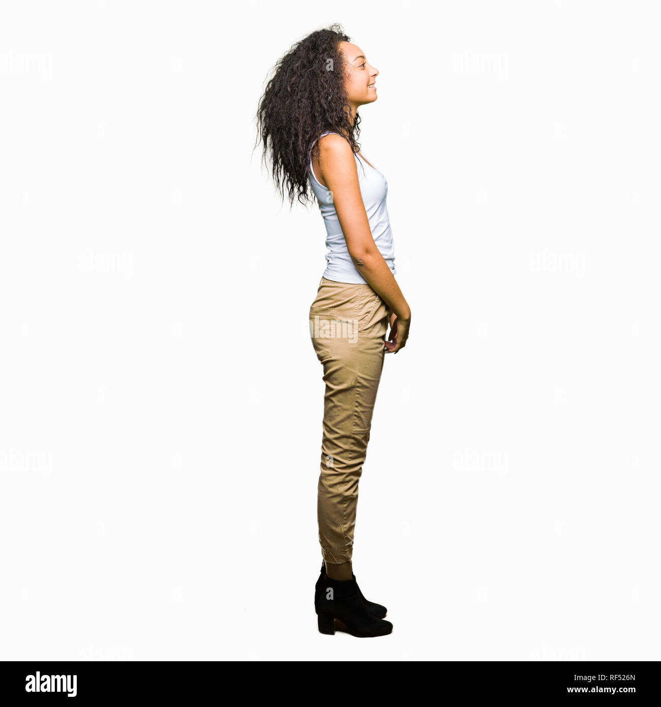 Black woman side profile Cut Out Stock Images & Pictures - Alamy