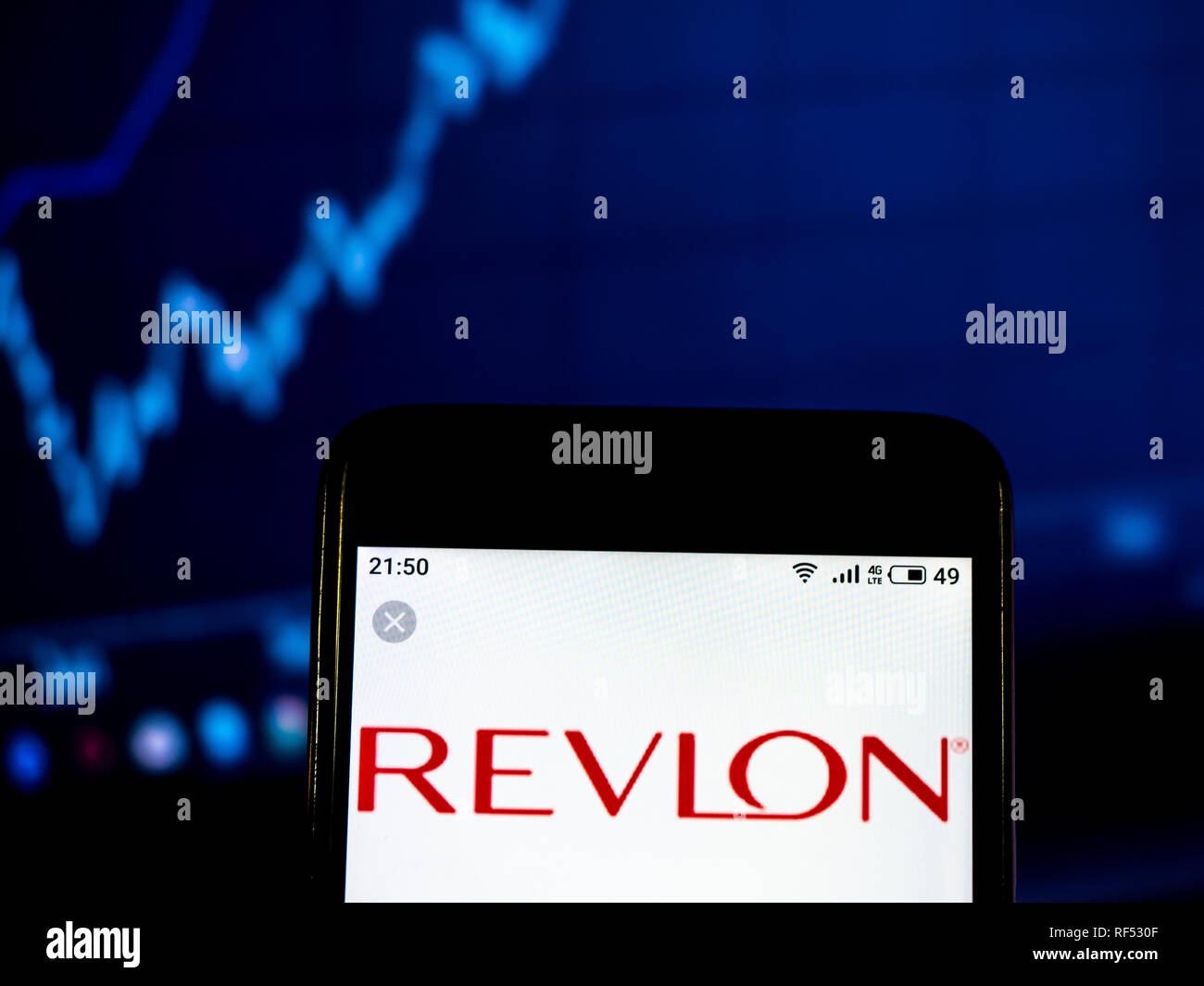 Revlon Logo White