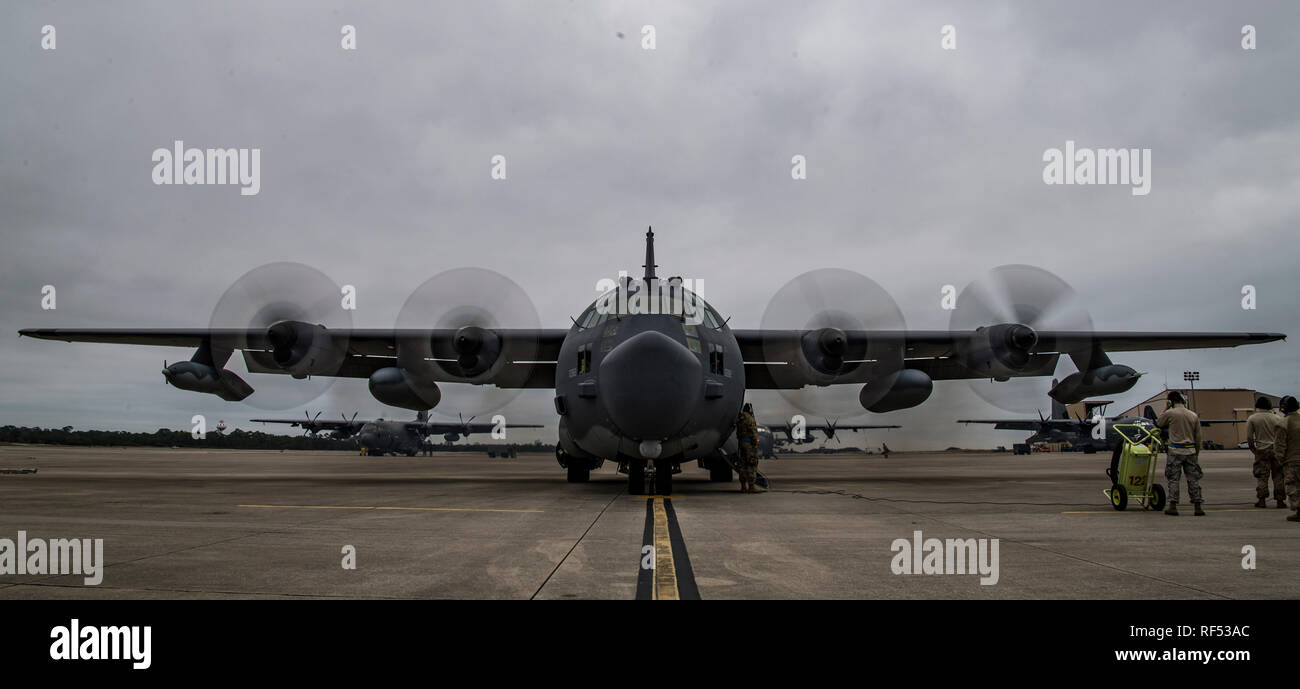 A U.S. Air Force MC-130 Hercules Combat Talon II from the 15th Special ...