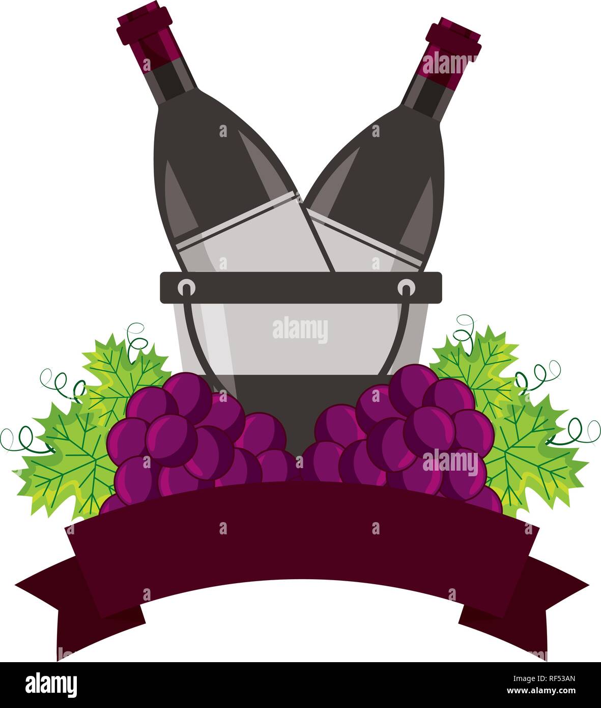 Champagne ice bucket icon Cut Out Stock Images & Pictures - Alamy