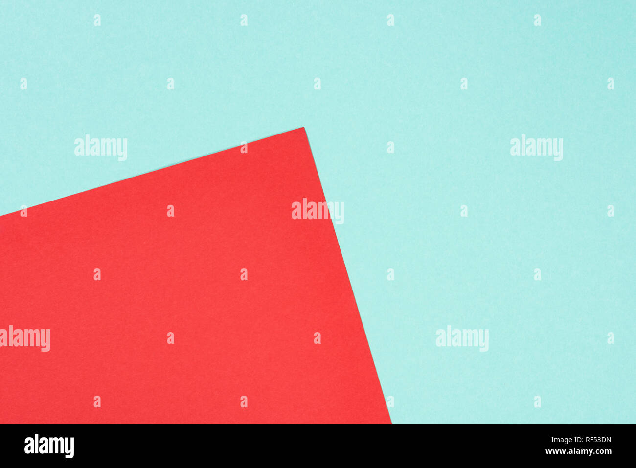 minimalistic modern blue and red abstract background with copy space ...