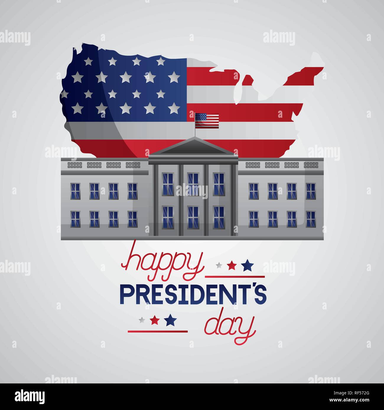 Washington presidents house Stock Vector Images - Alamy