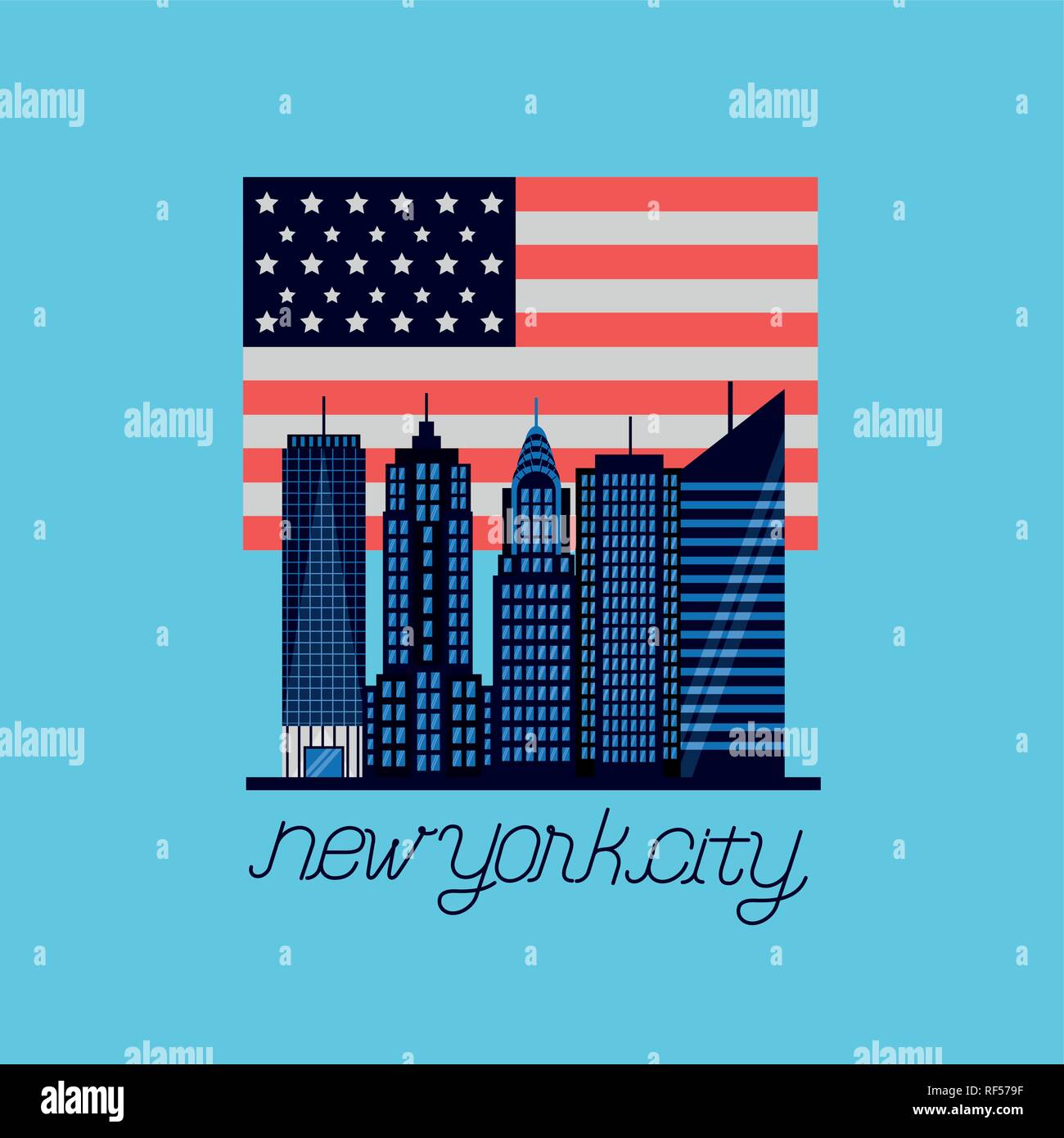 new york city card Stock Vector Image & Art - Alamy