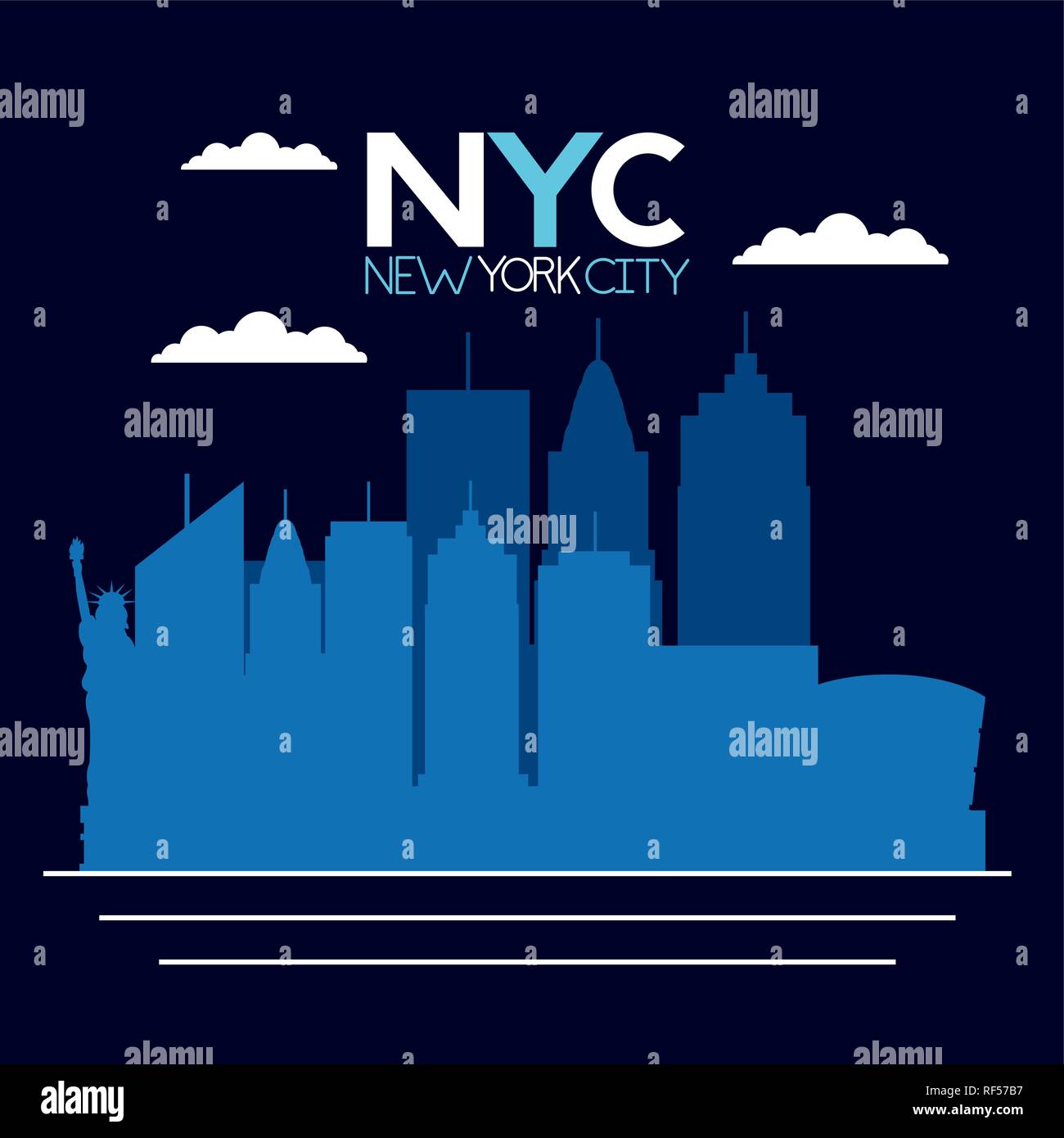 new york city card Stock Vector Image & Art - Alamy