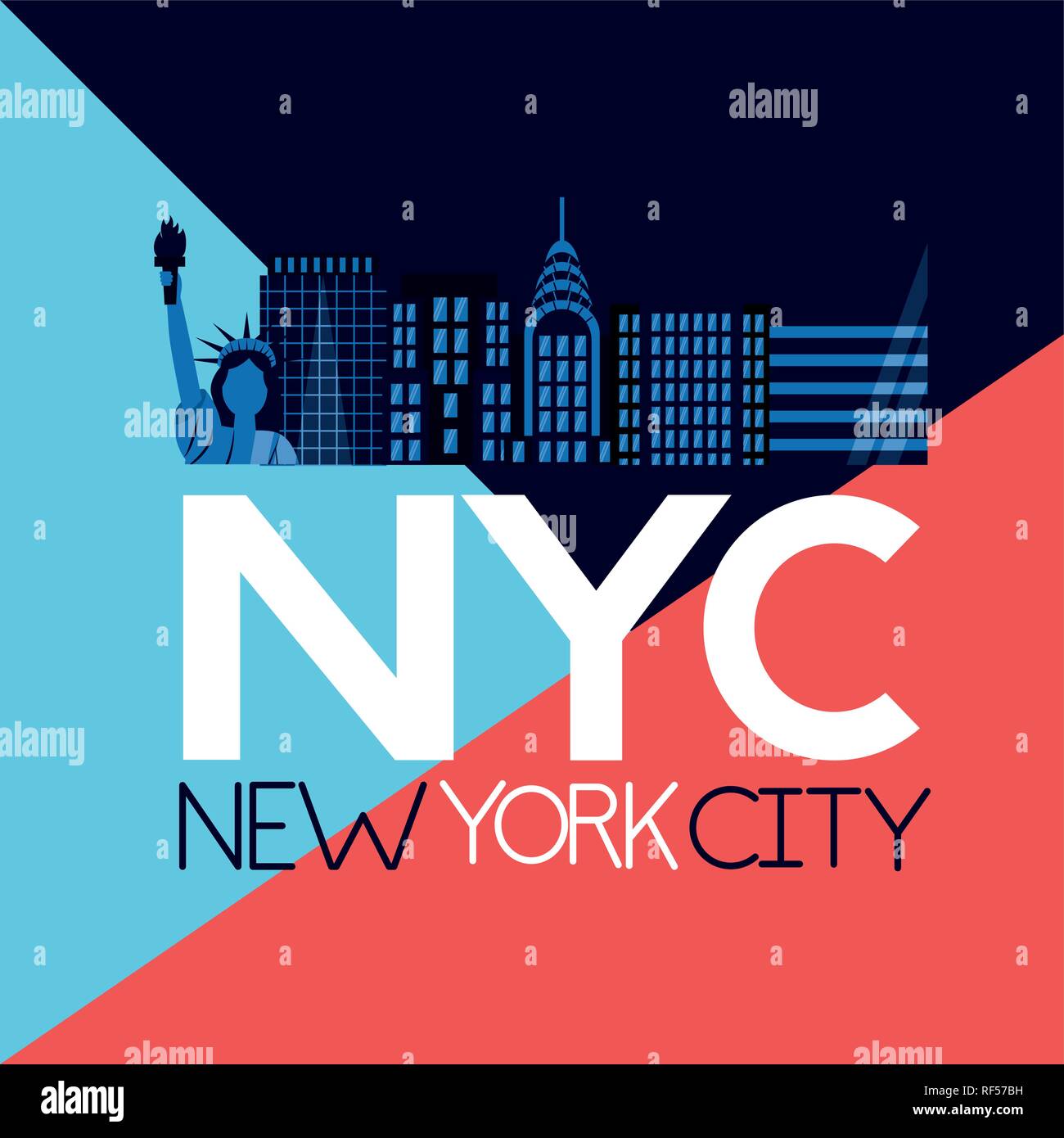new york city card Stock Vector Image & Art - Alamy